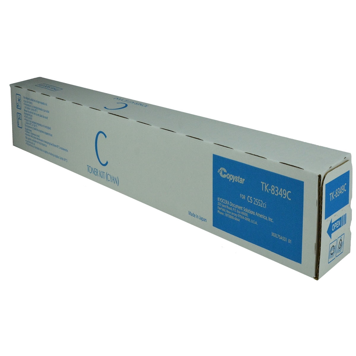 OEM Copystar TK-8349C (1T02L7CCS0) Toner Cartridge, CYAN, 12K YIELD ...