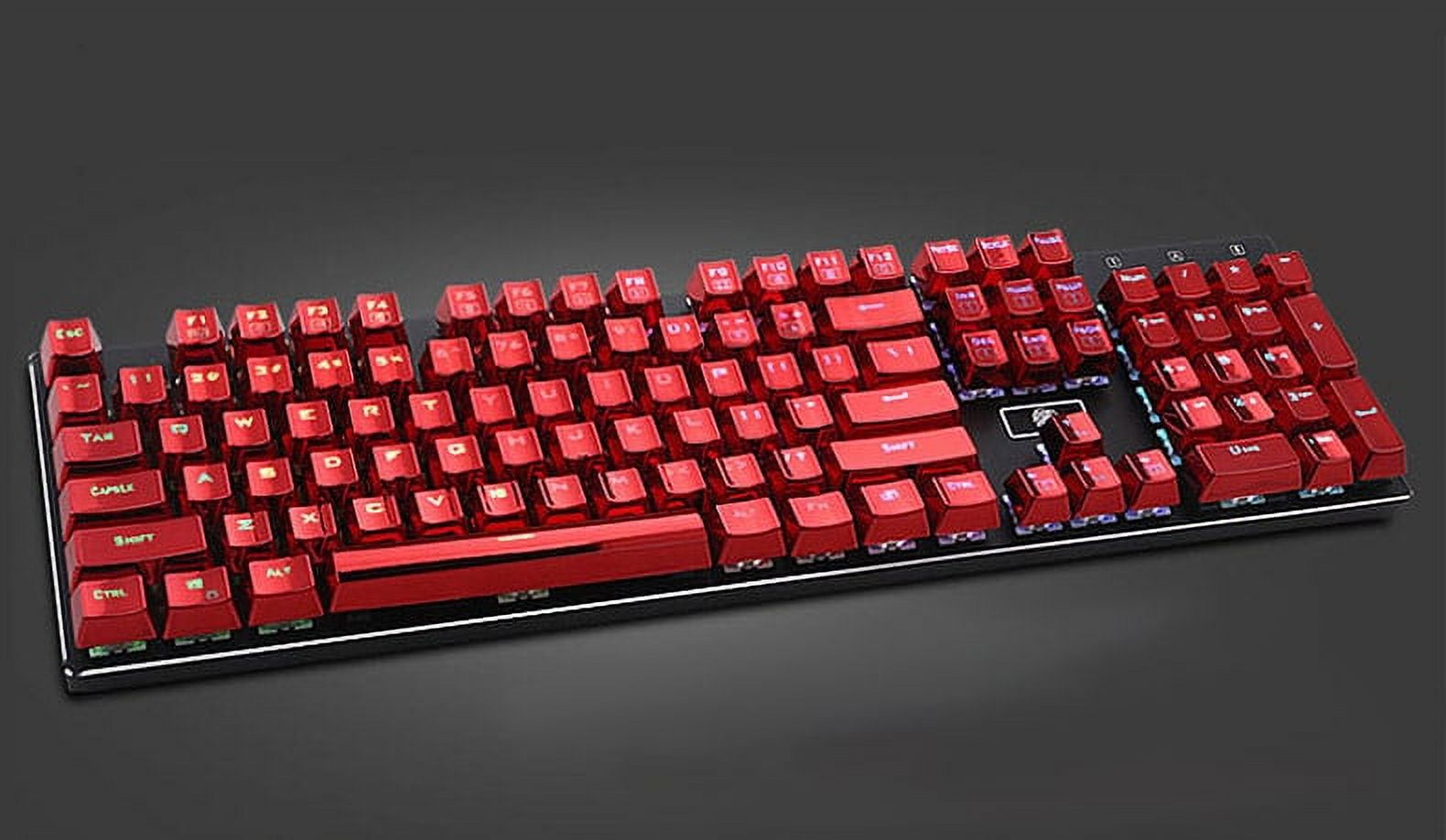 OEM Electroplated Metallic Red Keycaps - Walmart.com