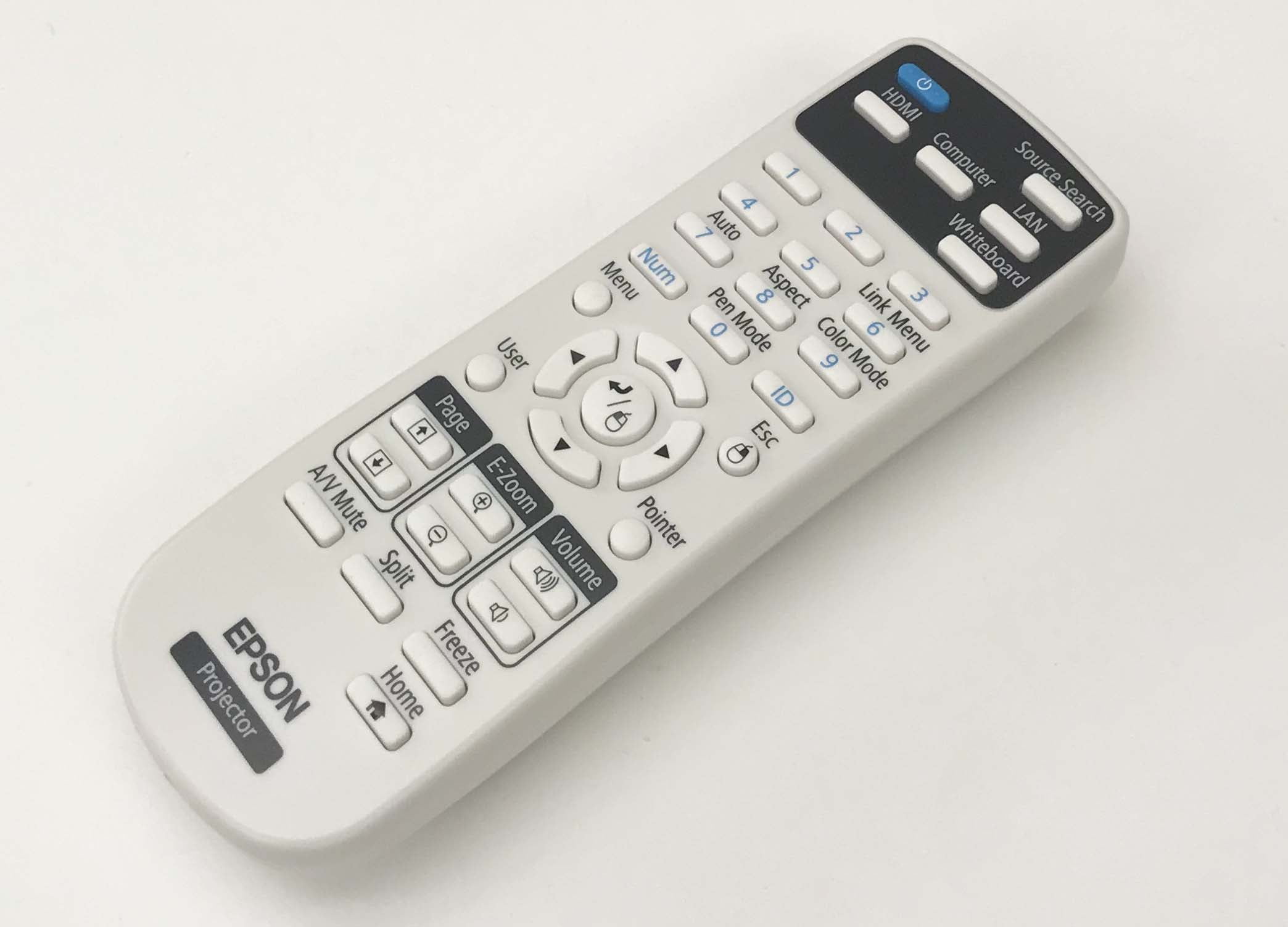 OEM Epson Projector Remote Control Shipped With BrightLink 697Ui, 696Ui ...