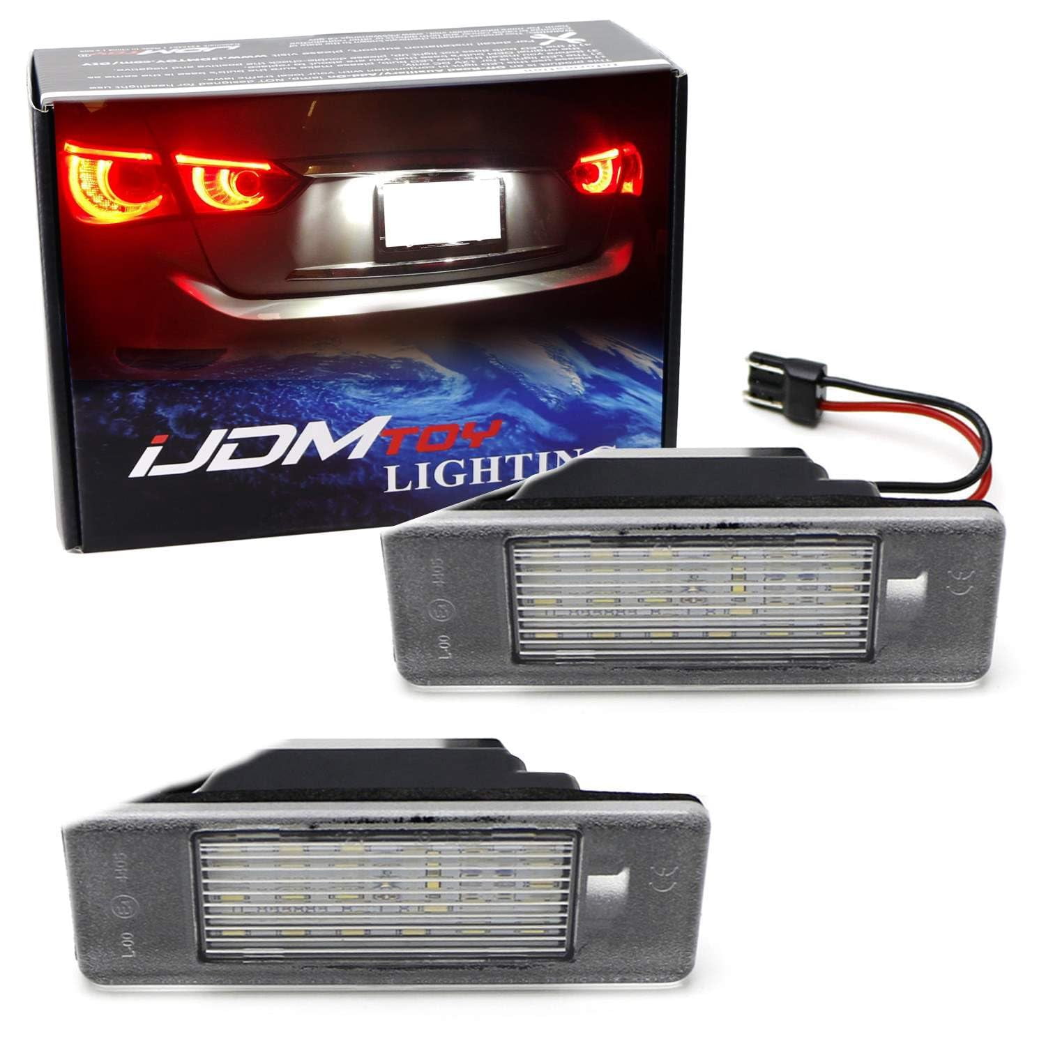 OEM-Fit 18-SMD 3W Full LED License Plate Light Kit For Infiniti Q50 ...
