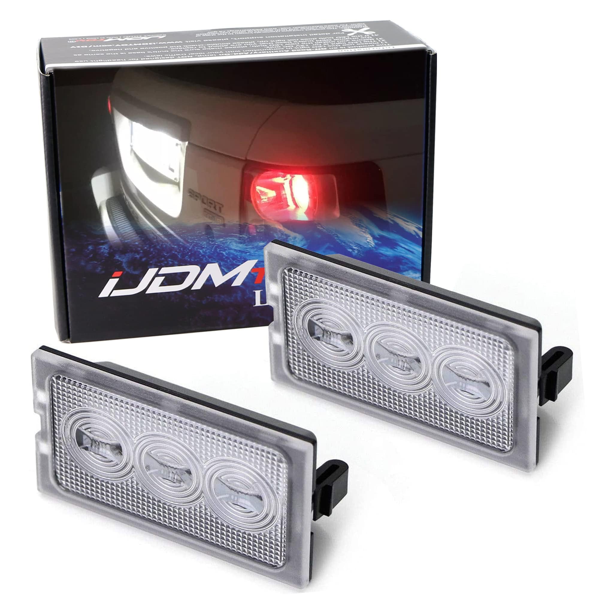 OEM-Fit 3W Full LED License Plate Light Kit For 2005-13 Ranger Rover ...