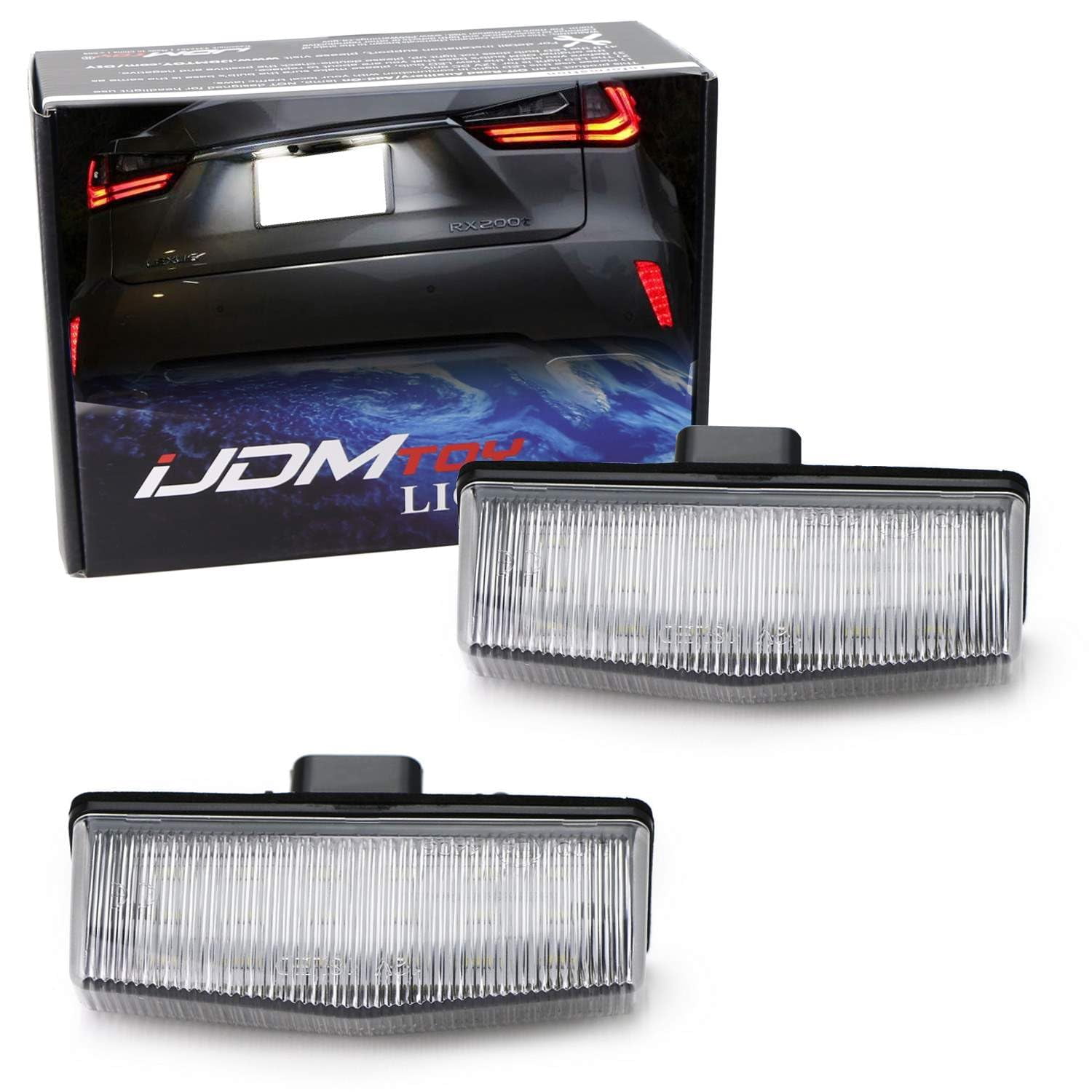 OEM-Fit 3W Full LED License Plate Light Kit For 2014-2017 Lexus CT200h ...