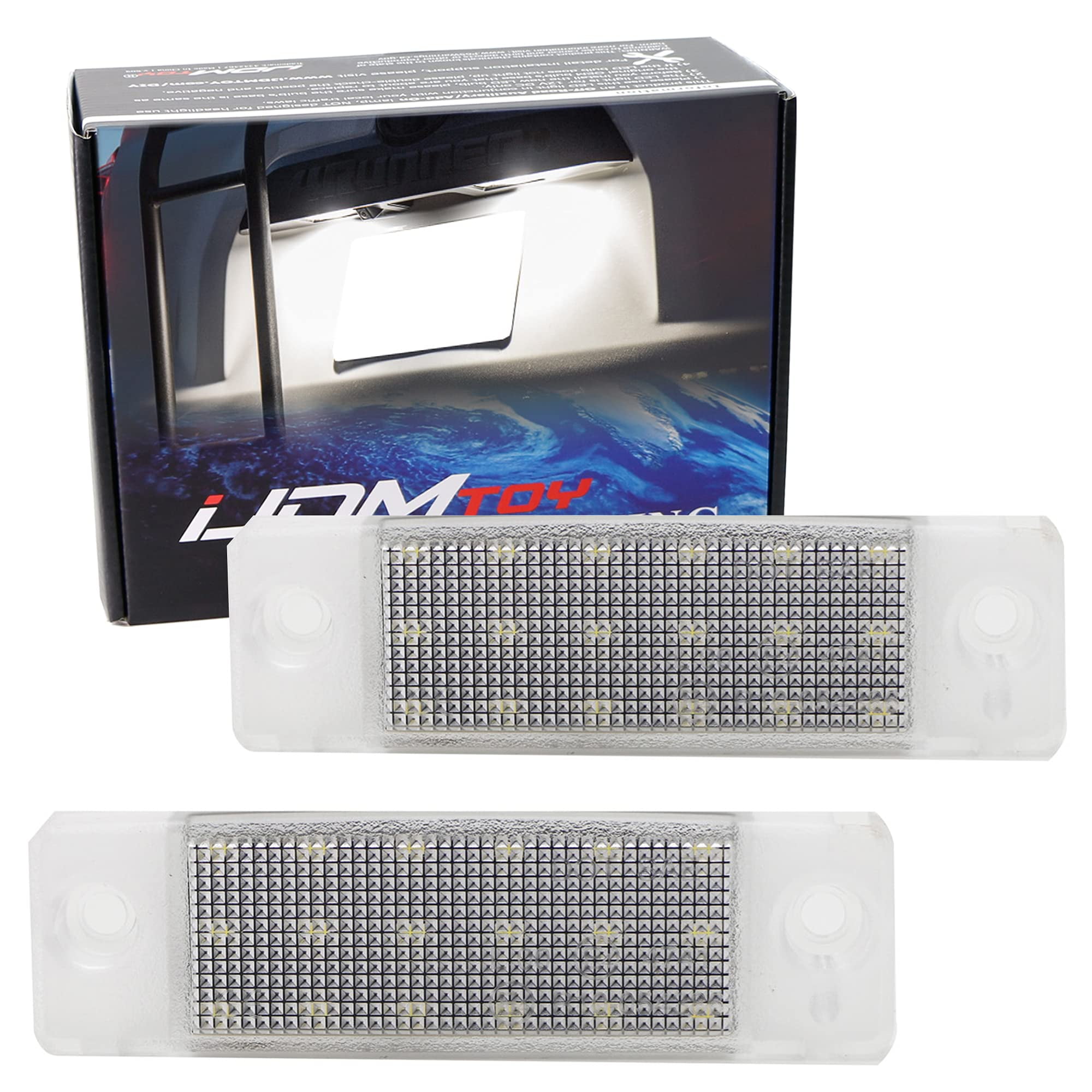 OEM-Fit 3W Full LED License Plate Light Kit For 1996-2022 Toyota ...