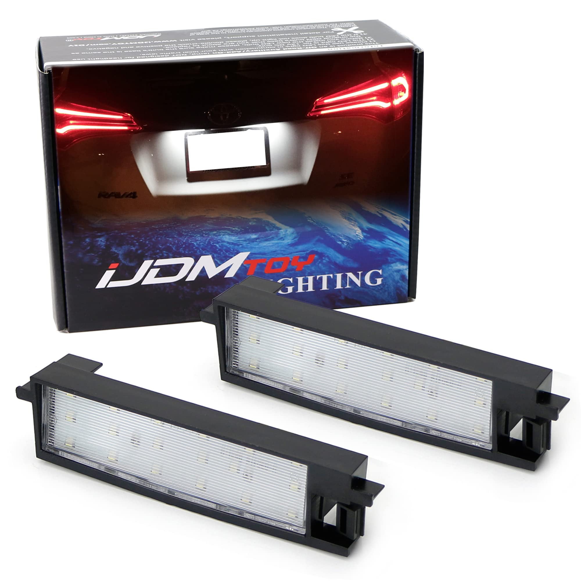 OEM-Fit 3W Full LED License Plate Light Kit For 2006-2012 Toyota RAV4 ...