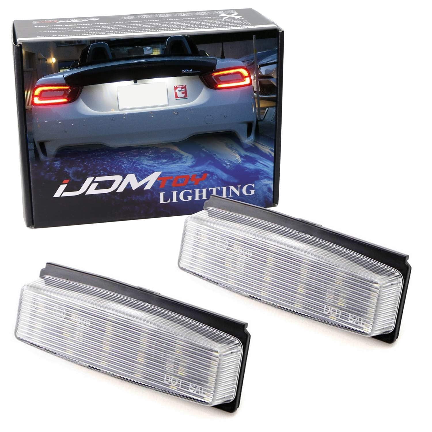 OEM-Fit 3W Full LED License Plate Light Kit For 2006-2015 Mazda MX-5 ...