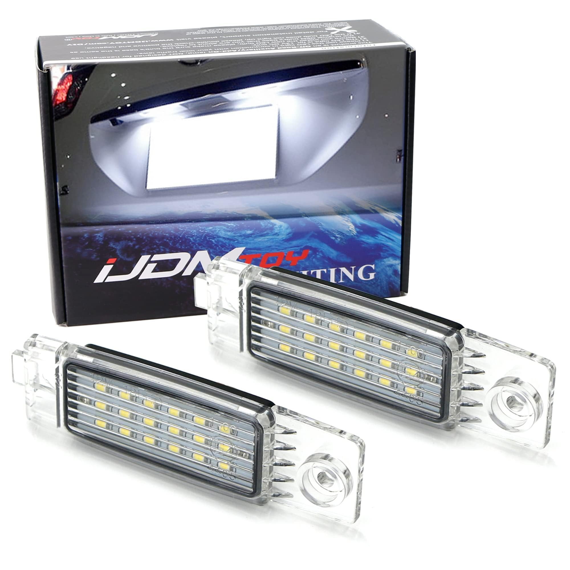 OEM-Fit 3W Full LED License Plate Light Kit For 2008-13 Toyota ...