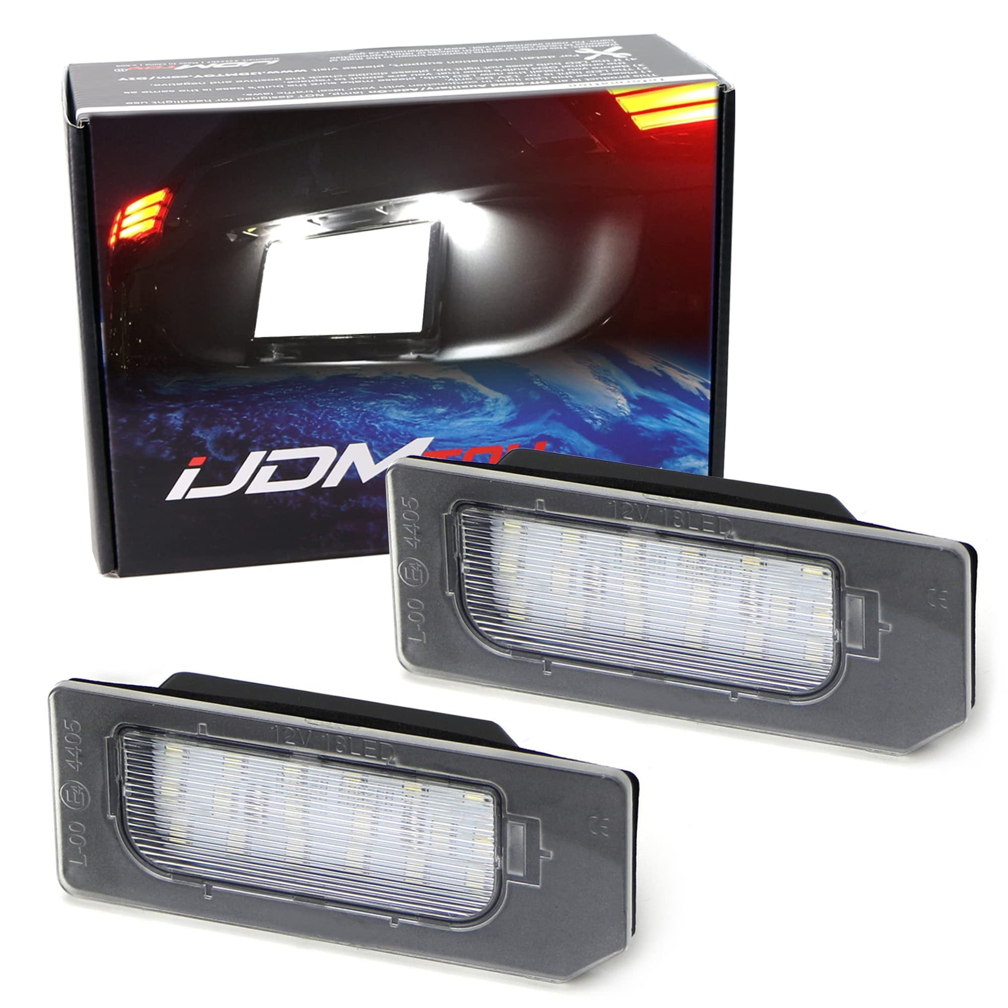 OEM-Fit 3W Full LED License Plate Light Kit For 2011-20 Mitsubishi ...