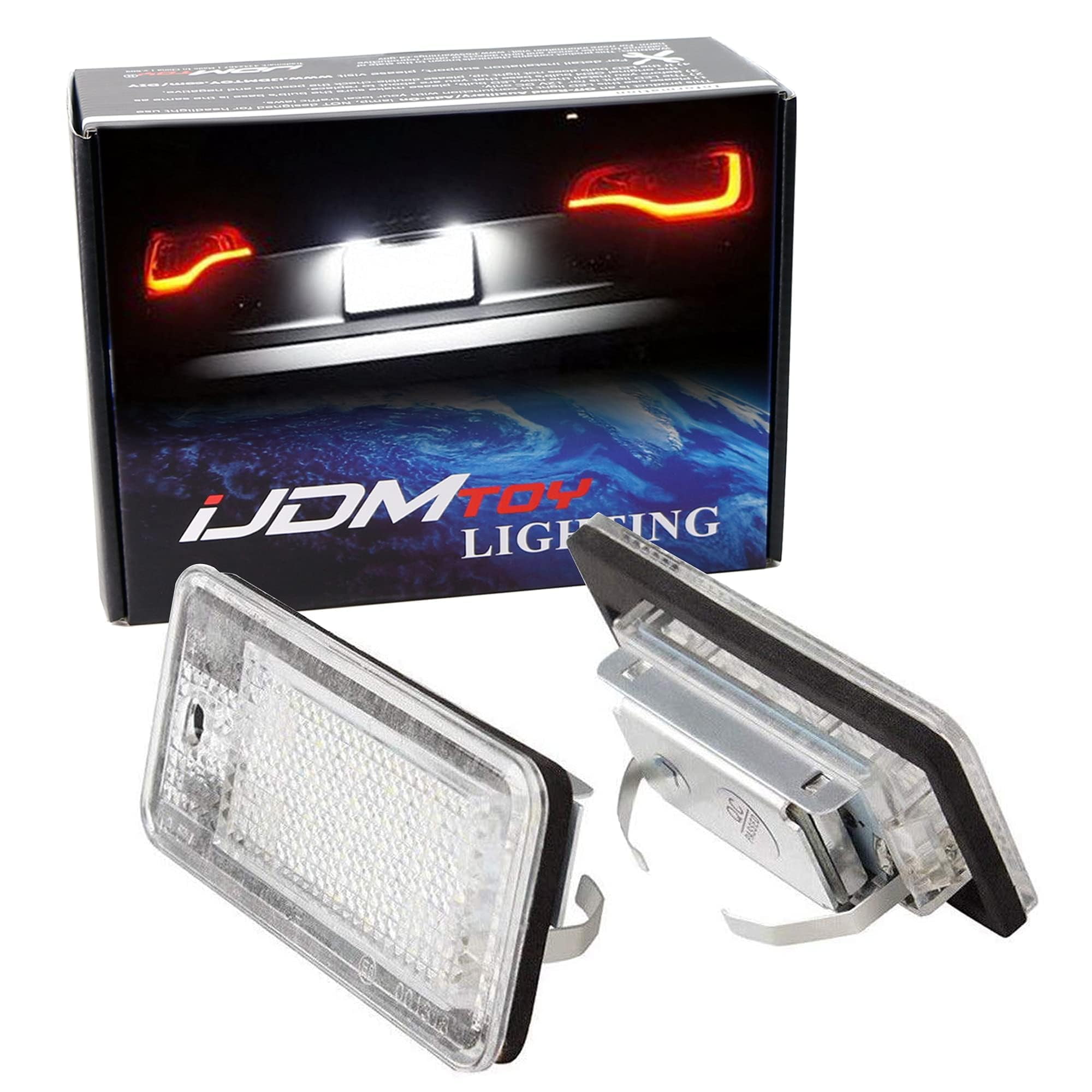 OEM-Fit 3W Full LED License Plate Light Kit For Audi A3 S3 A4 S4 A5 S5 ...