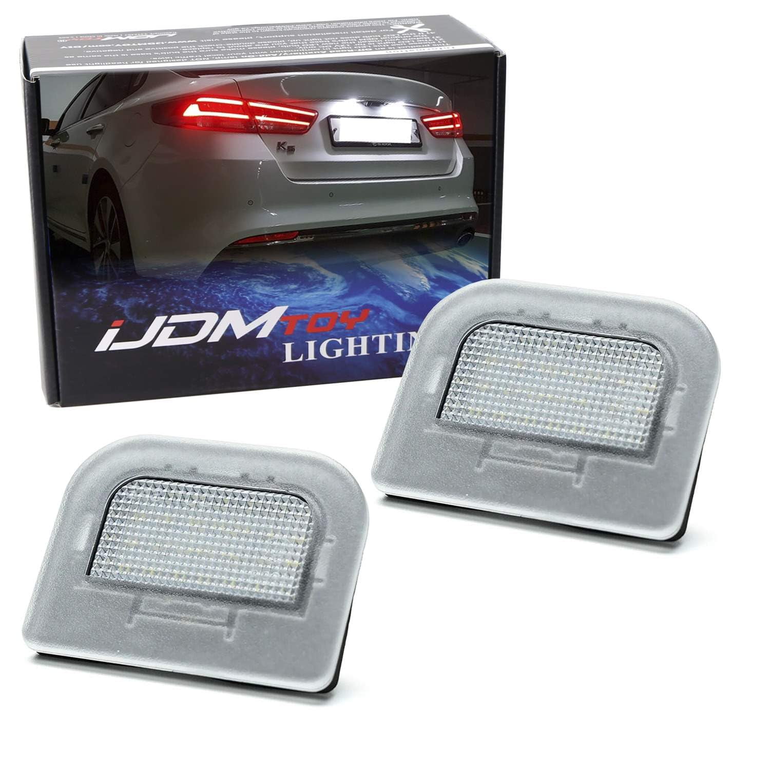 OEM-Fit 3W Full LED License Plate Light Kit For Kia 2016-2020 Optima K5 ...