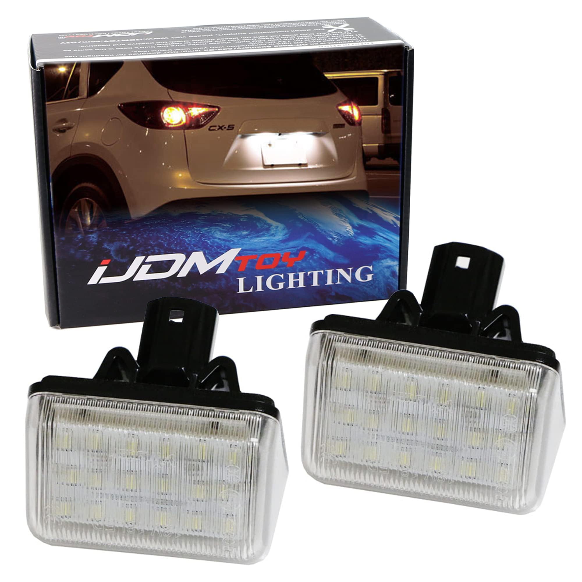 OEM-Fit 3W Full LED License Plate Light Kit For Mazda CX-5 CX-7 Mazda6 ...