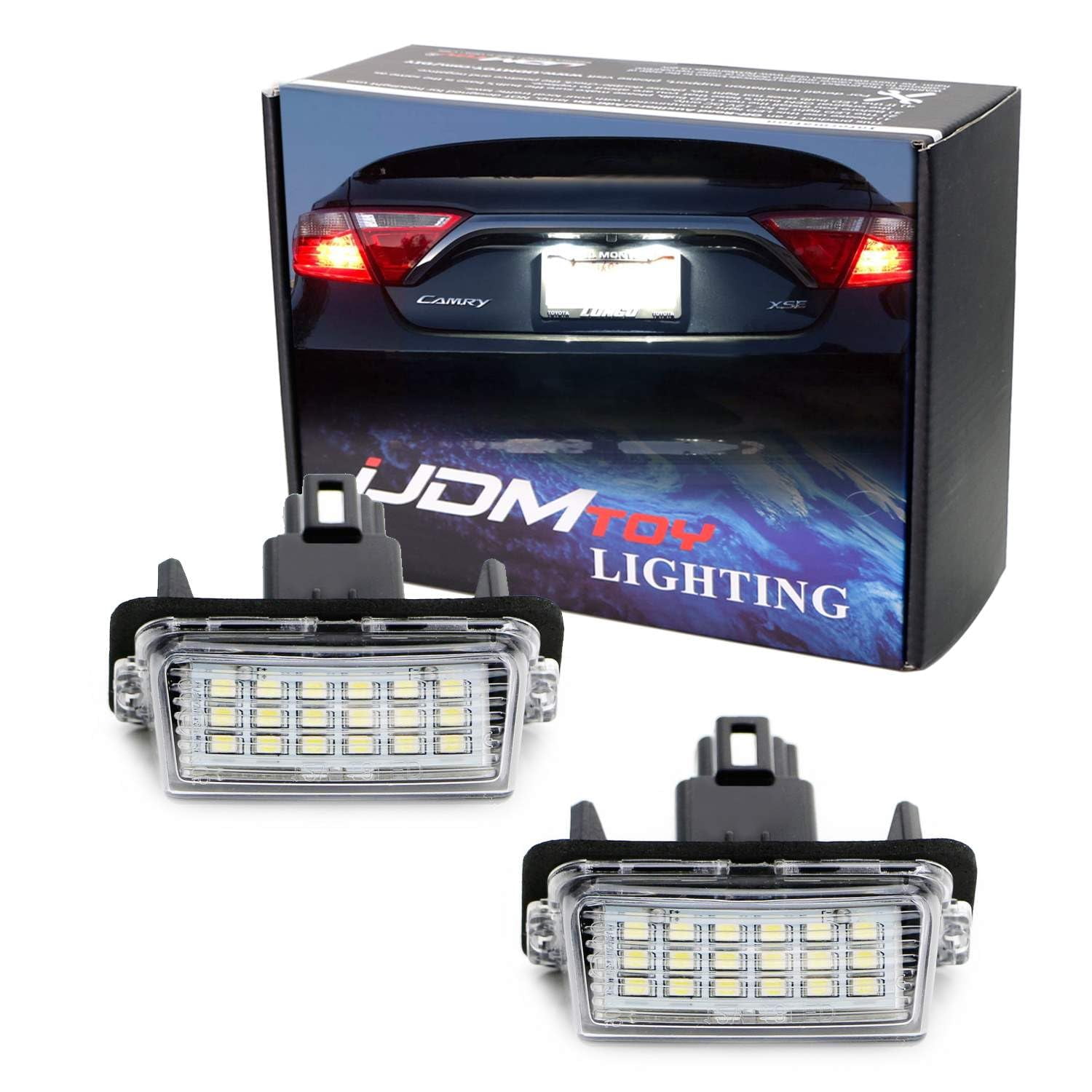 OEM-Fit 3W Full LED License Plate Light Kit For Toyota Camry Highlander ...
