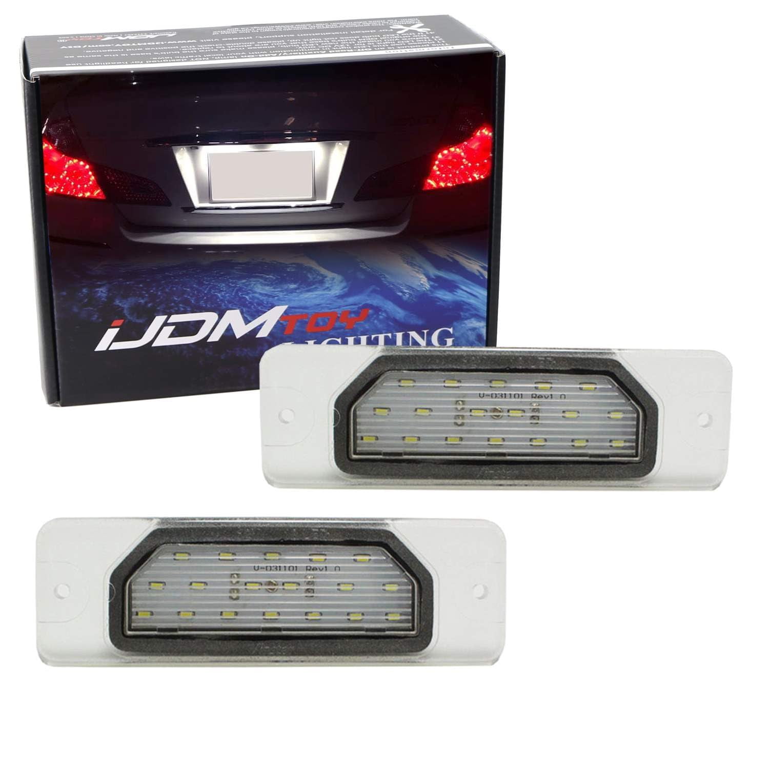 OEM-Fit 3W Full LED License Plate Light Kit For Infiniti FX35 FX45 Q45 ...