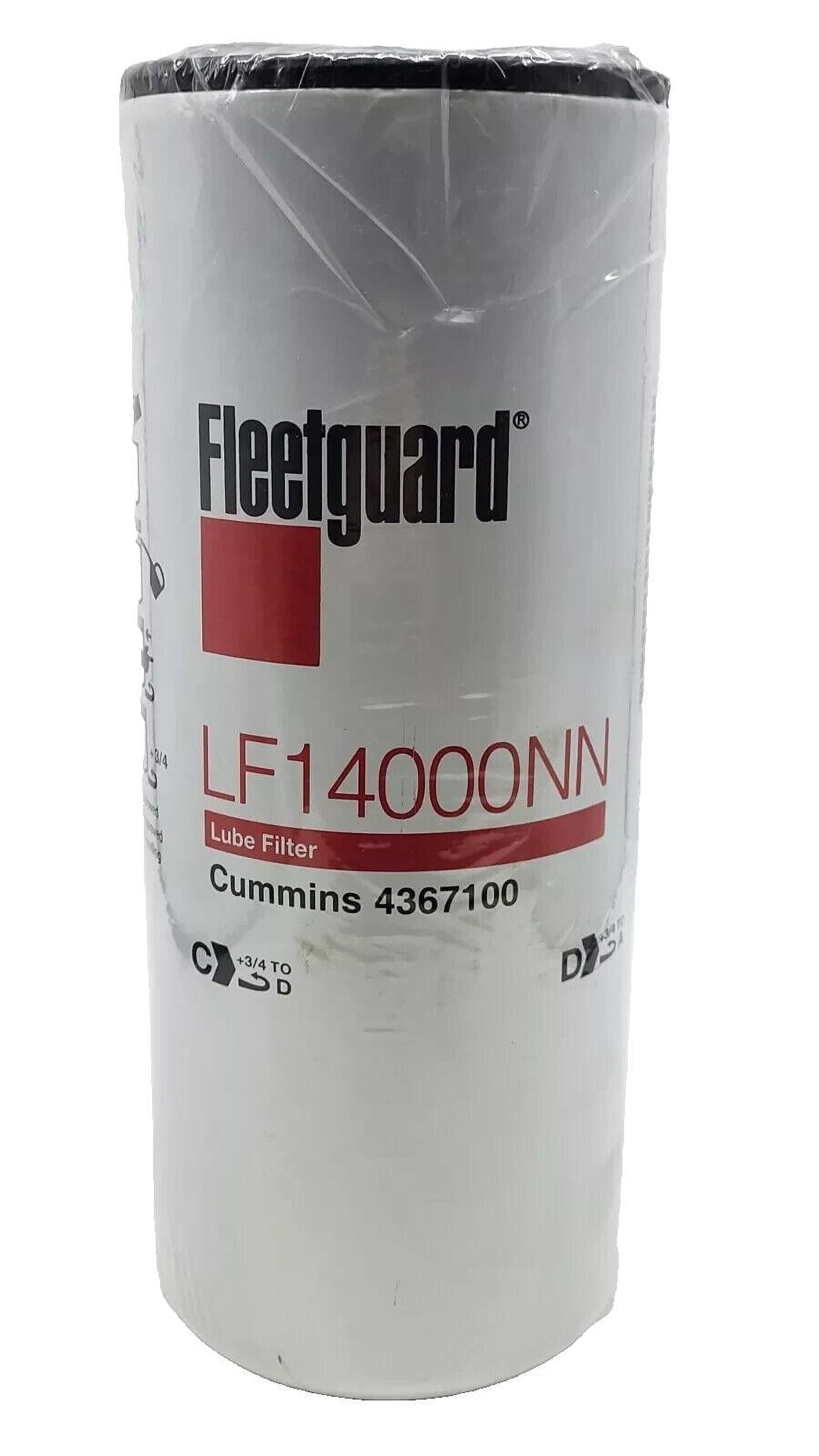 OEM Fleetguard Lube Filter LF14000NN Cummins 4367100 - Walmart.com