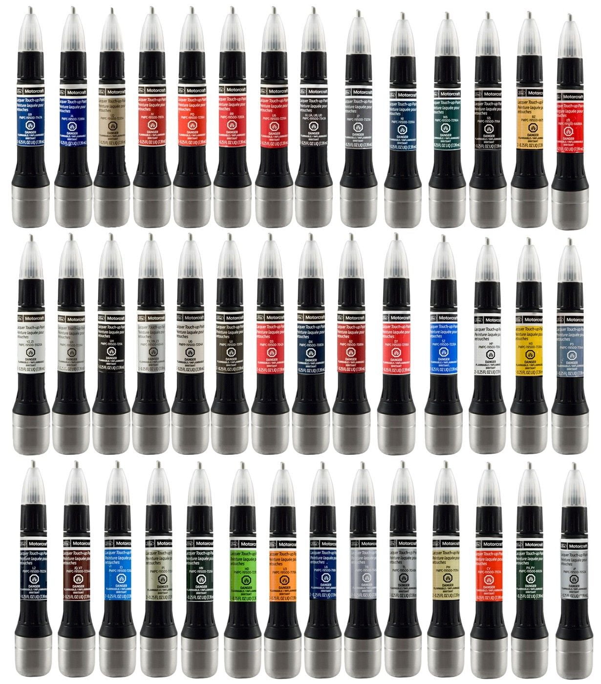 OEM Ford Touch Up Paint Electric Gold Paint Code: LP + Clear Coat kit ...