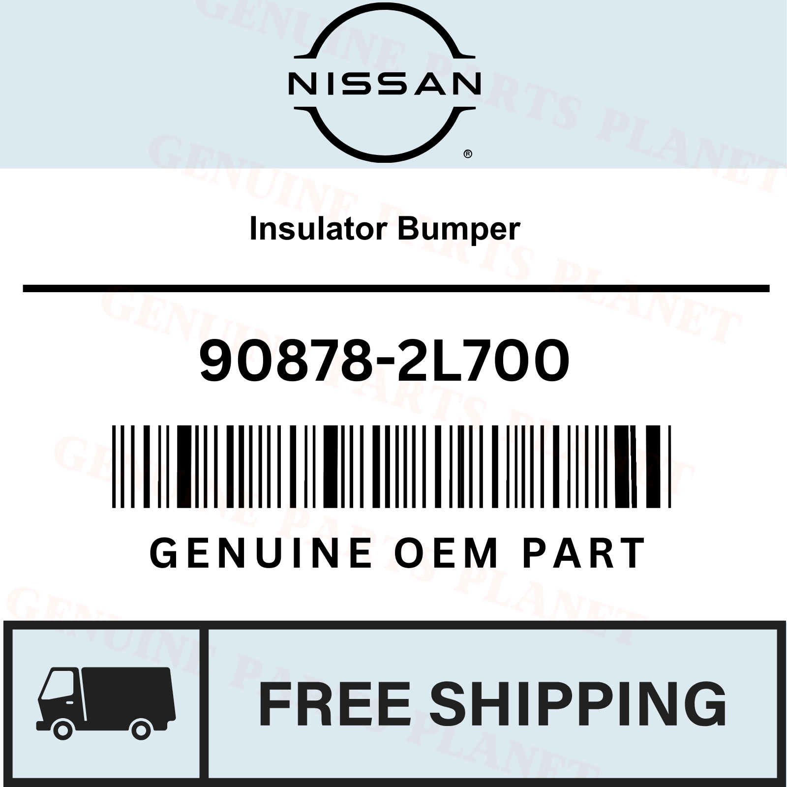 OEM GENUINE NISSAN 1980-2008 Bumper, Hood Bumper, Stopper - 90878-2L700 ...