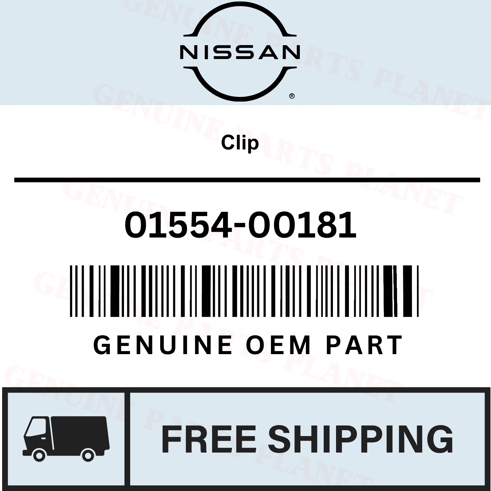 OEM GENUINE NISSAN 1993-2022 Clip - 01554-00181 - Walmart.com