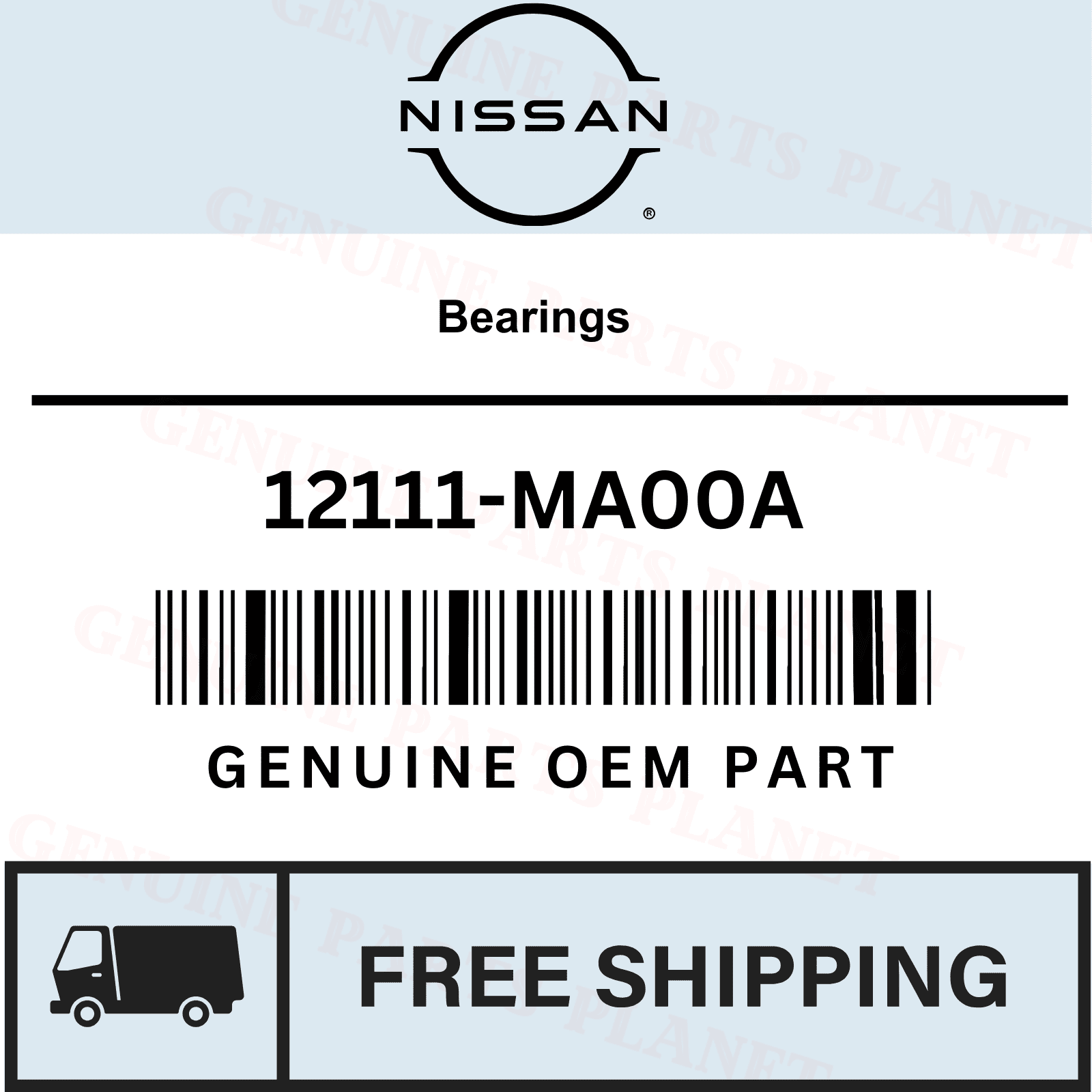 OEM GENUINE NISSAN 2001-2004 Bearings - 12111-MA00A - Walmart.com