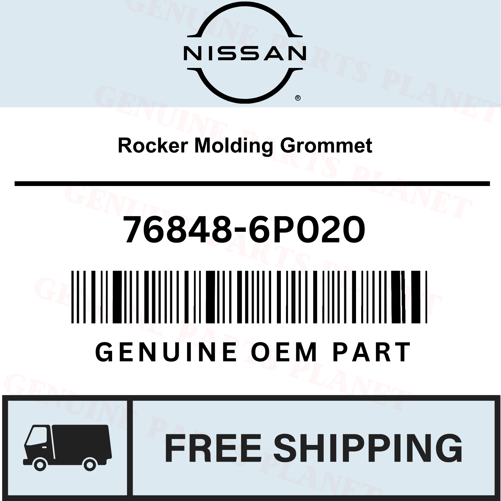 OEM GENUINE NISSAN 2001-2012 Rocker Molding Grommet - 76848-6P020 ...