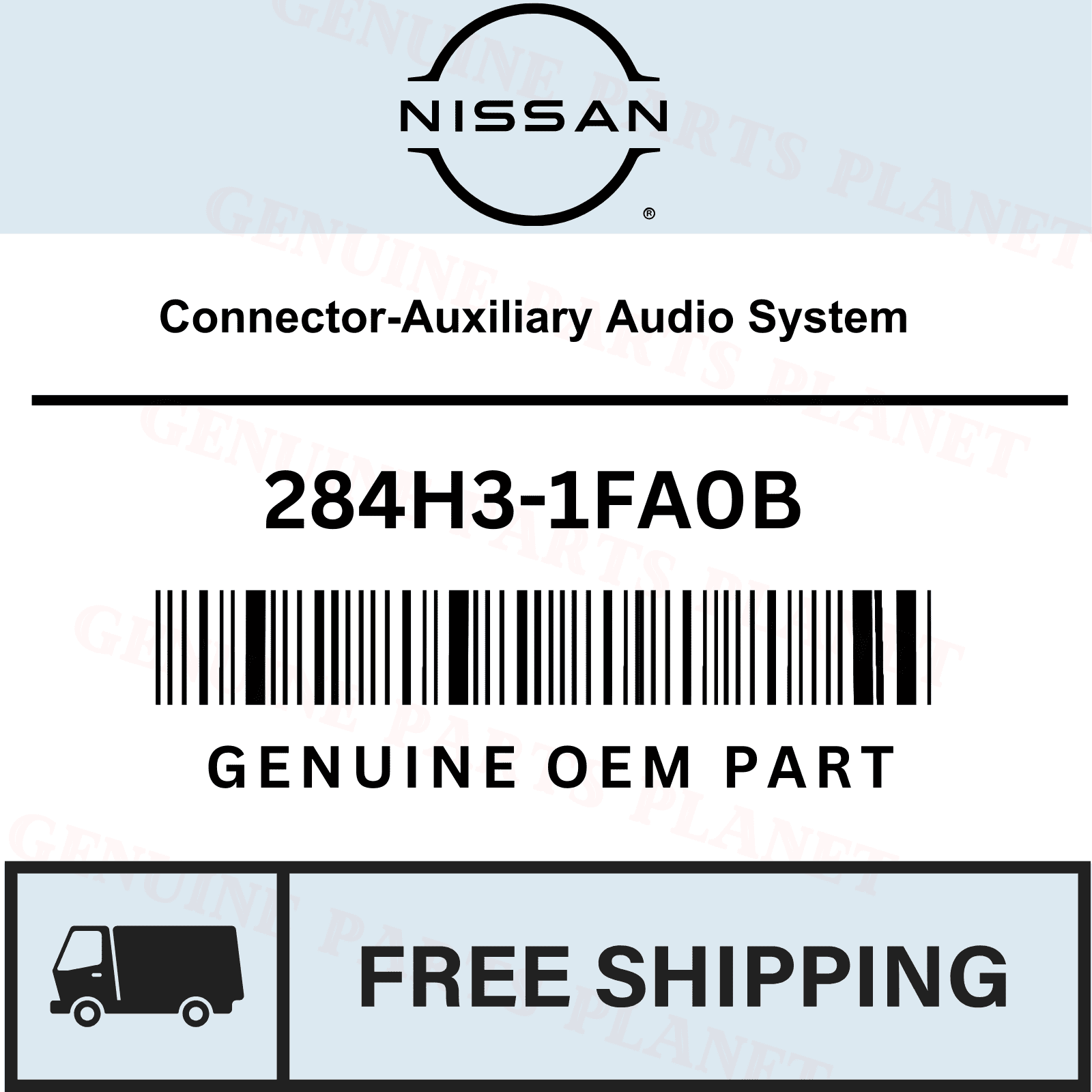 OEM GENUINE NISSAN 2009-2020 Auxiliary Jack, Connector - 284H3-1FA0B ...