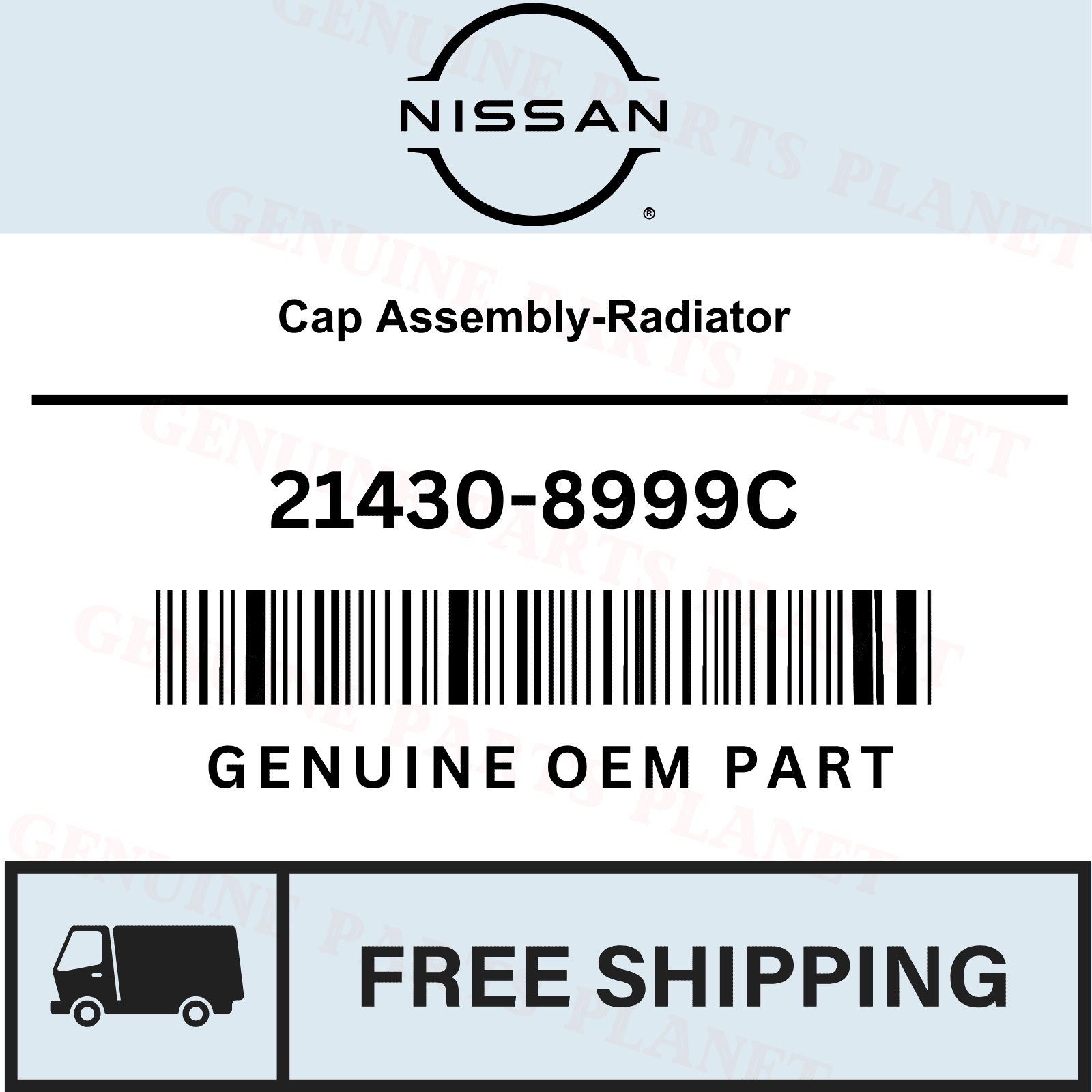 OEM GENUINE NISSAN Cap Assembly-Radiator - 21430-8999C - Walmart.com