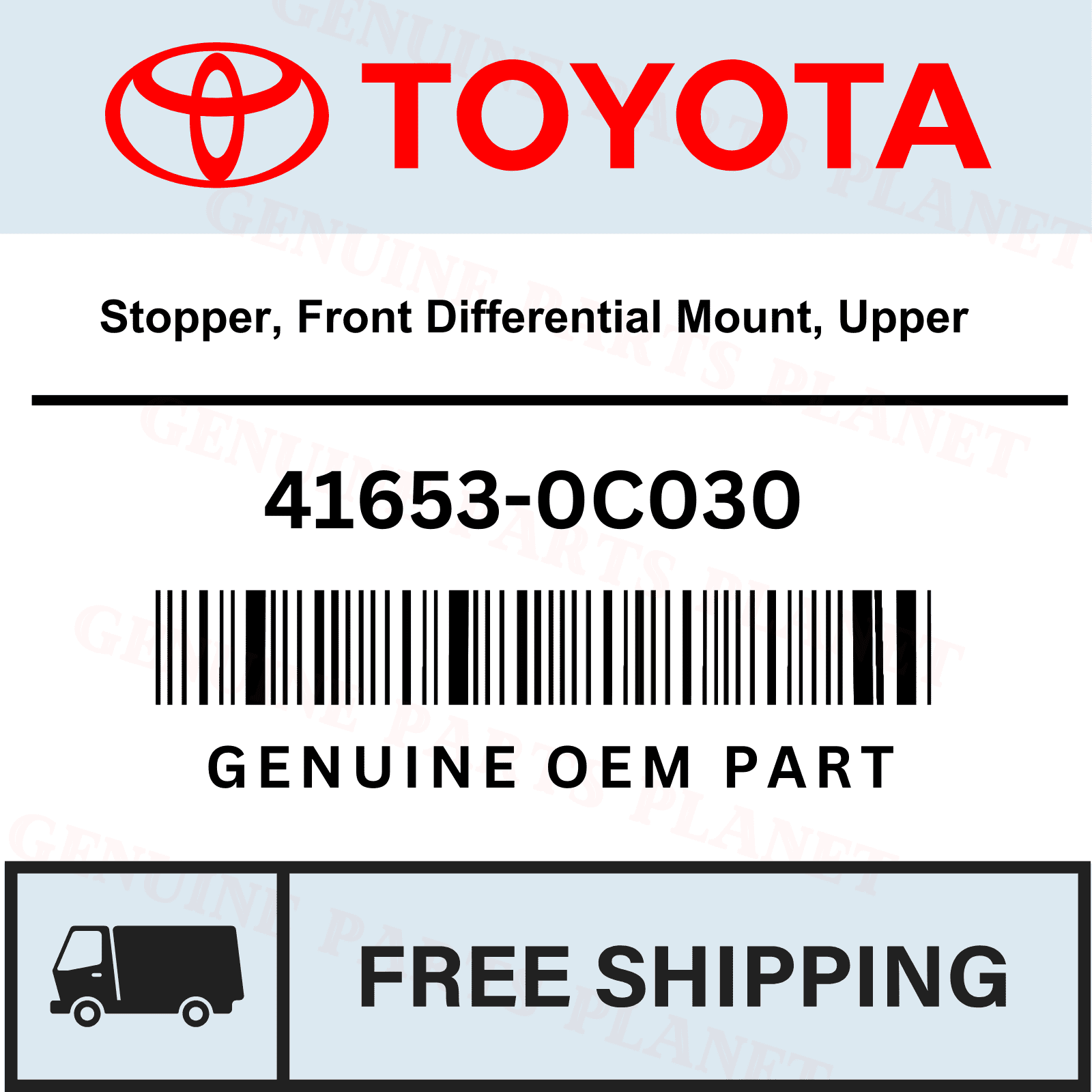 OEM GENUINE TOYOTA 2007-2022 Stopper, Front Differential Mount, Upper ...