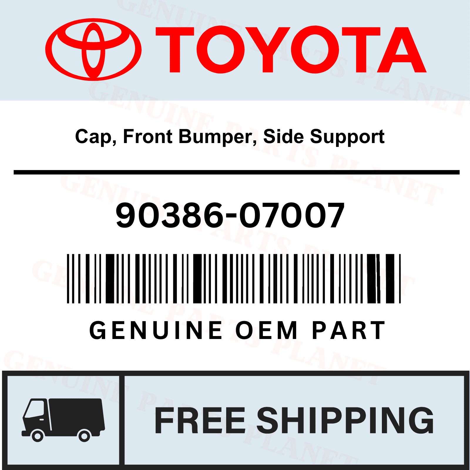 OEM GENUINE TOYOTA Celica 1982-1985 Cap, Front Bumper, Side Support ...