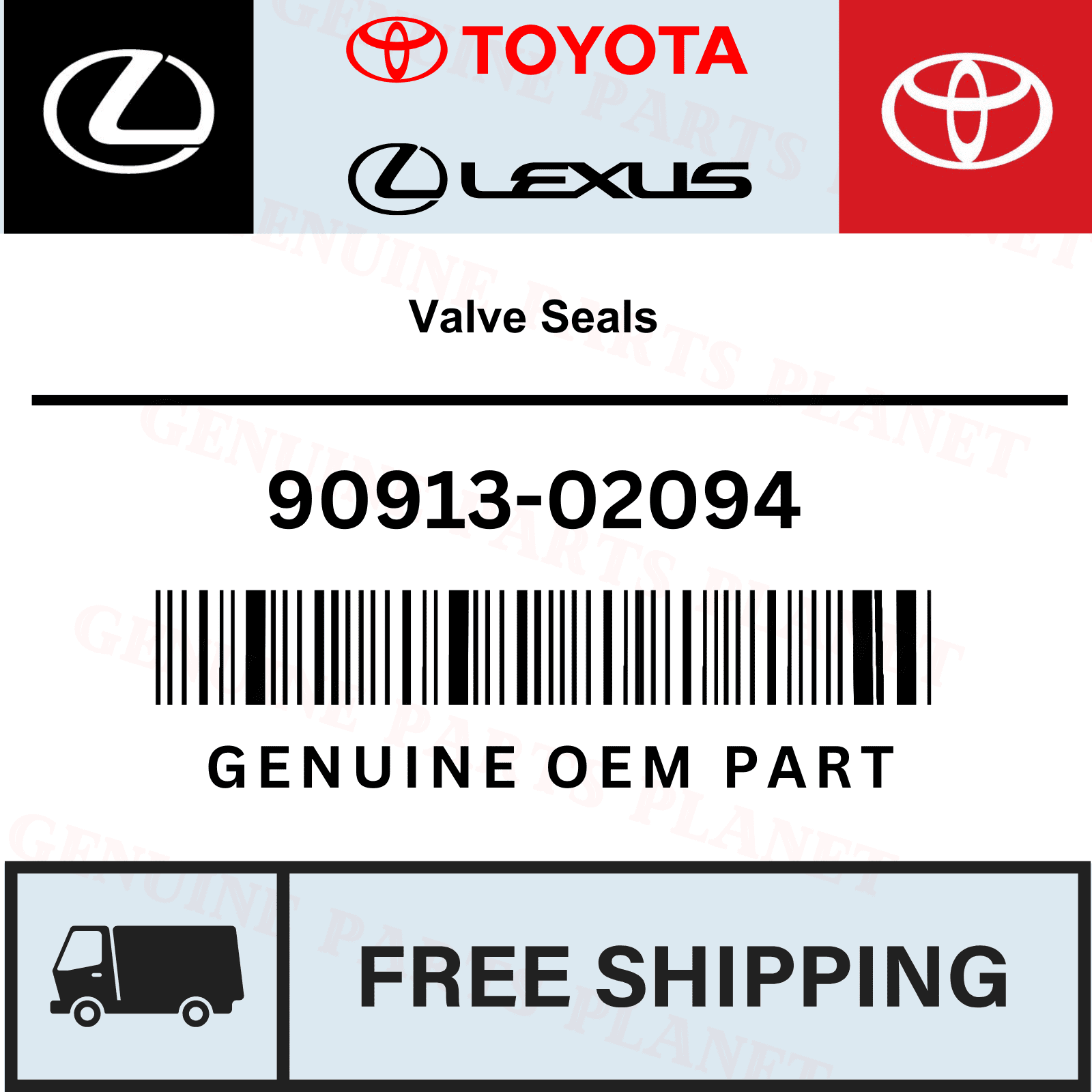 OEM GENUINE TOYOTA & LEXUS 1981-1995 Valve Seals - 90913-02094 ...