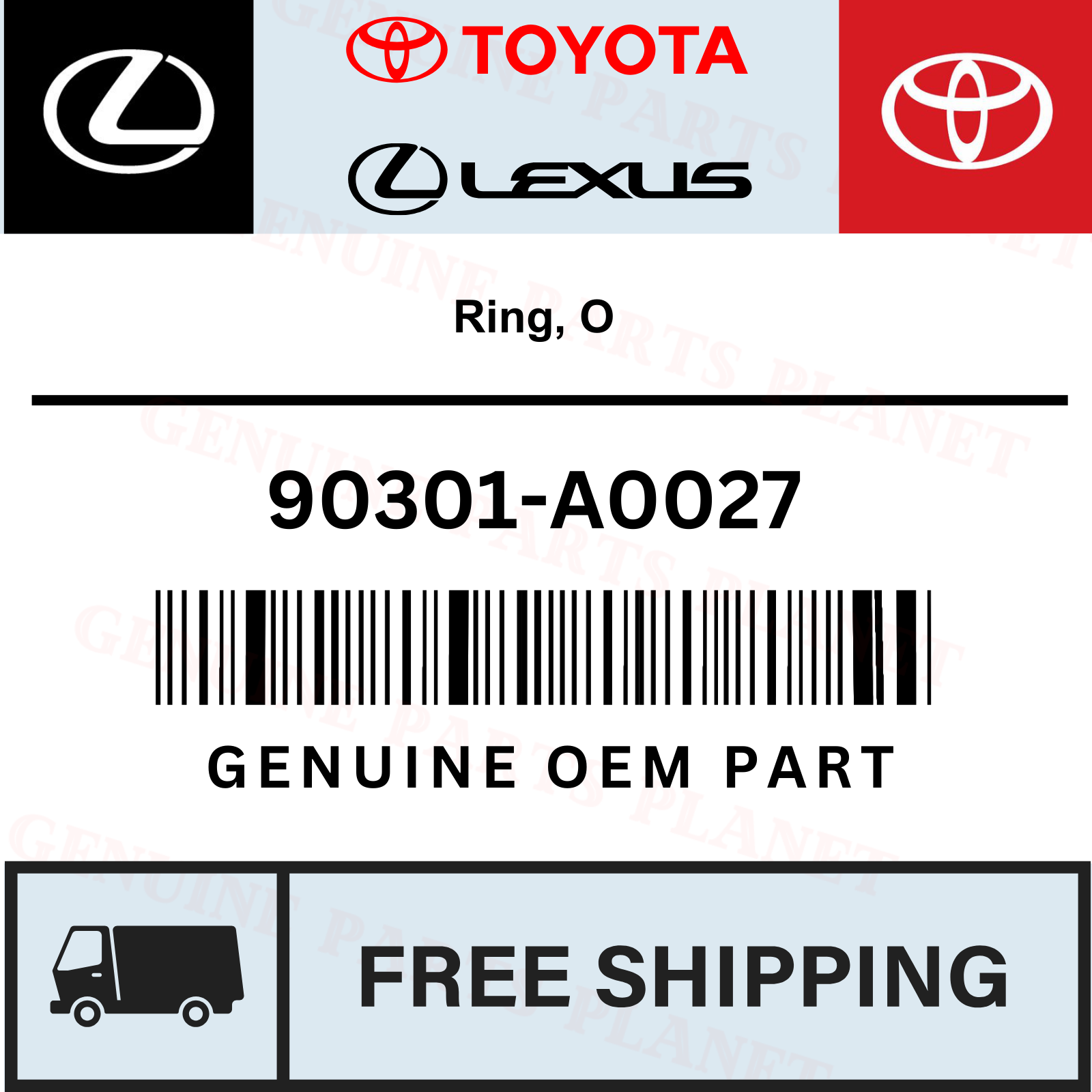 OEM GENUINE TOYOTA & LEXUS 2006-2018 Ring, O - 90301-A0027 - Walmart.com