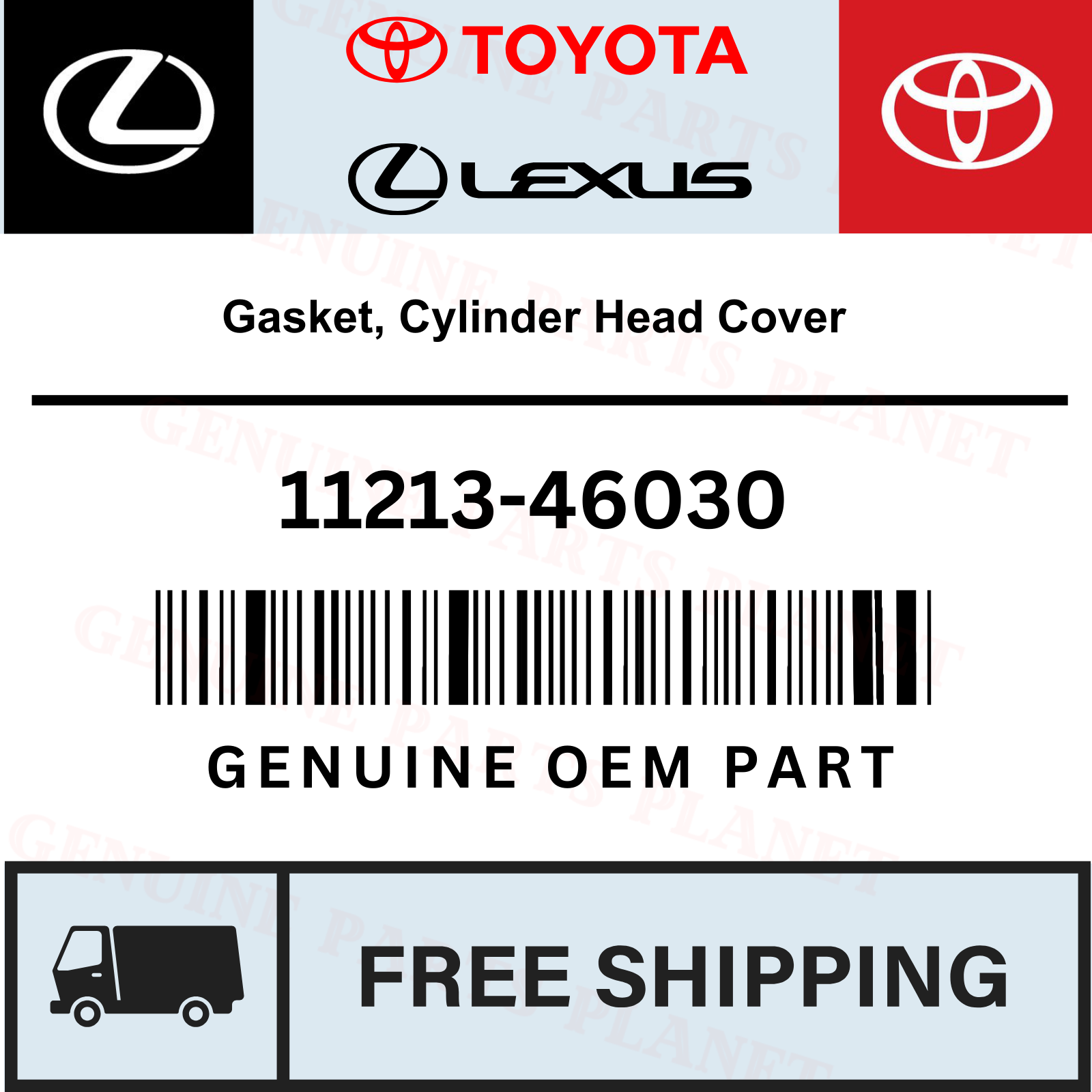 OEM GENUINE TOYOTA Supra 1997-1998 Gasket, Cylinder Head Cover - 11213 ...