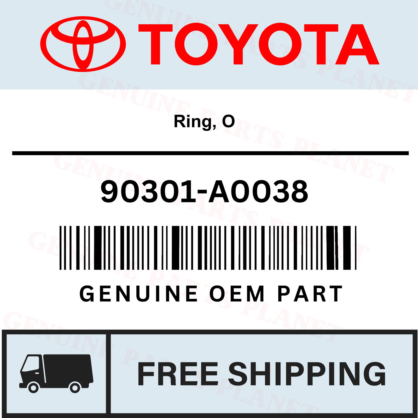 OEM GENUINE TOYOTA Tacoma 2005-2022 Ring, O - 90301-A0038 - Walmart.com