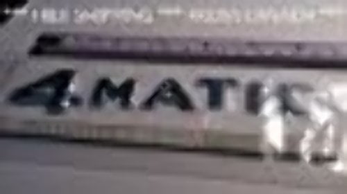 OEM Genuine Mercedes Benz ** 4MATIC ** Badge in Silver Chrome Decal ...
