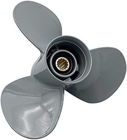 OEM Grade Aluminum Outboard 3 Blades Propeller Compatible for Honda ...