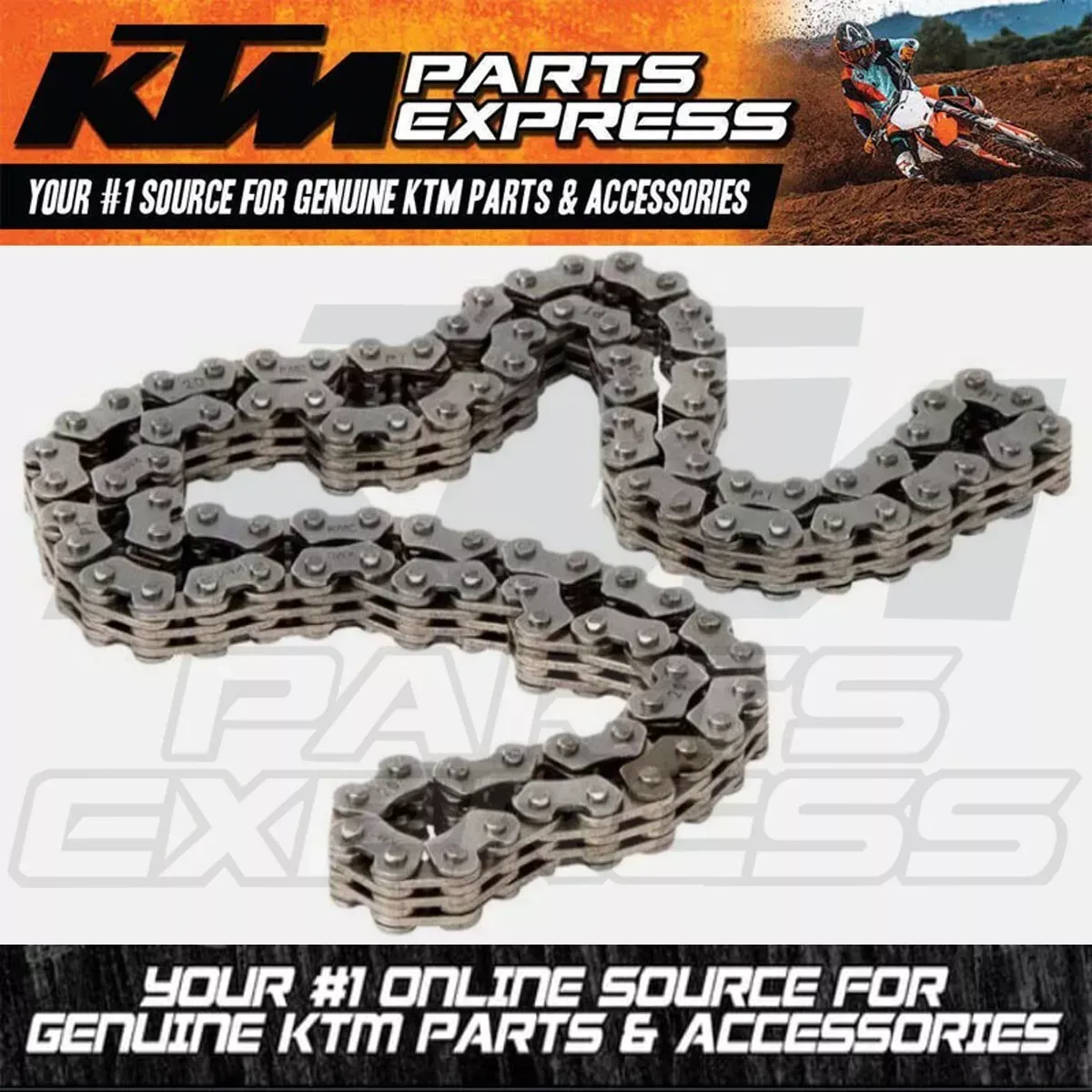 OEM KTM TIMING CHAIN 96 ROLLS 400 450 520 525 EXC MXC XCW EXCG SX XC ...