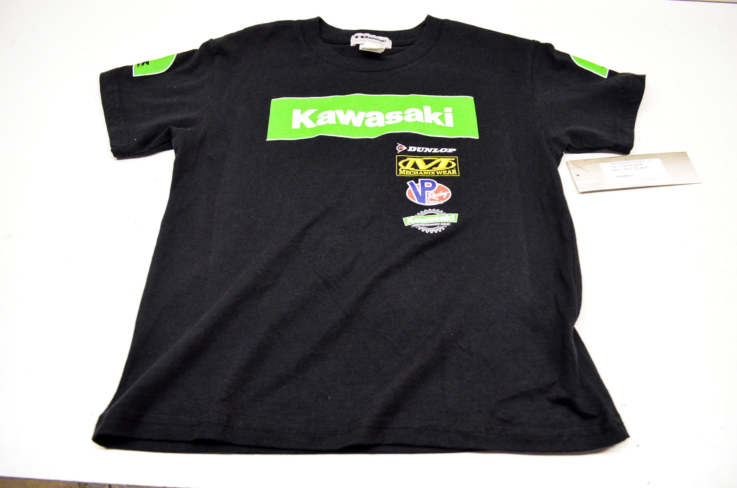 OEM Kawasaki K024-2542-BKXS Youth Race T-Shirt Size Extra Small NOS ...
