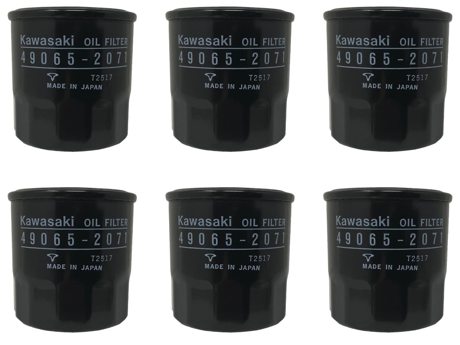 OEM Kawasaki Oil Filter 49065-2071 6 PACK - Walmart.com