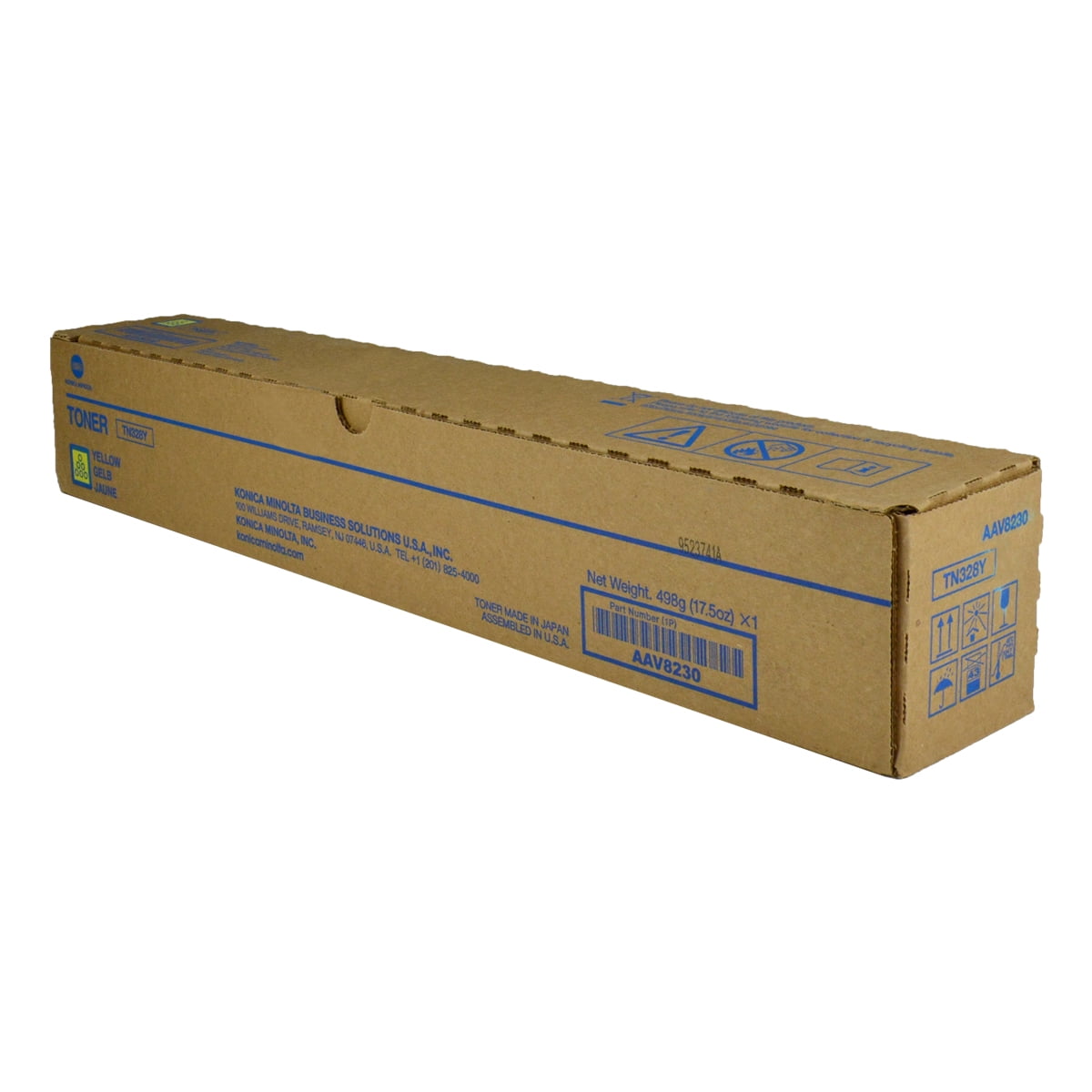 OEM Konica Minolta TN328Y (AAV8230) Toner Cartridge, YELLOW, 28K YIELD ...