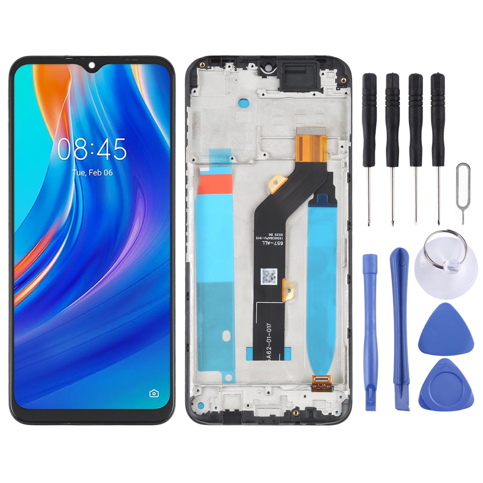 OEM LCD Screen For Tecno Spark 7T Digitizer Full Assembly with Frame ...
