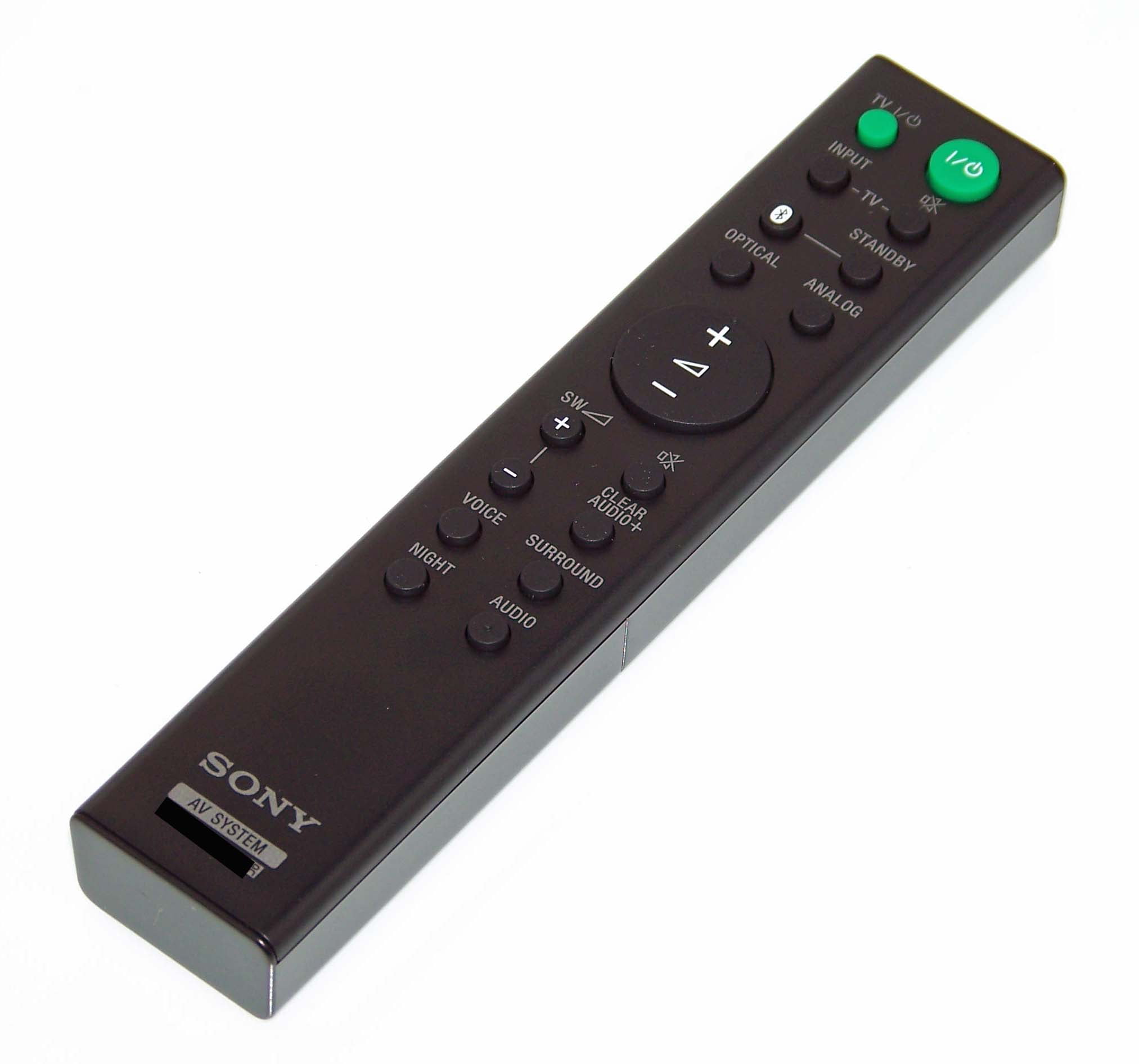 OEM NEW Sony Remote Originally Shipped With: HT-CT180, SA-CT180 ...