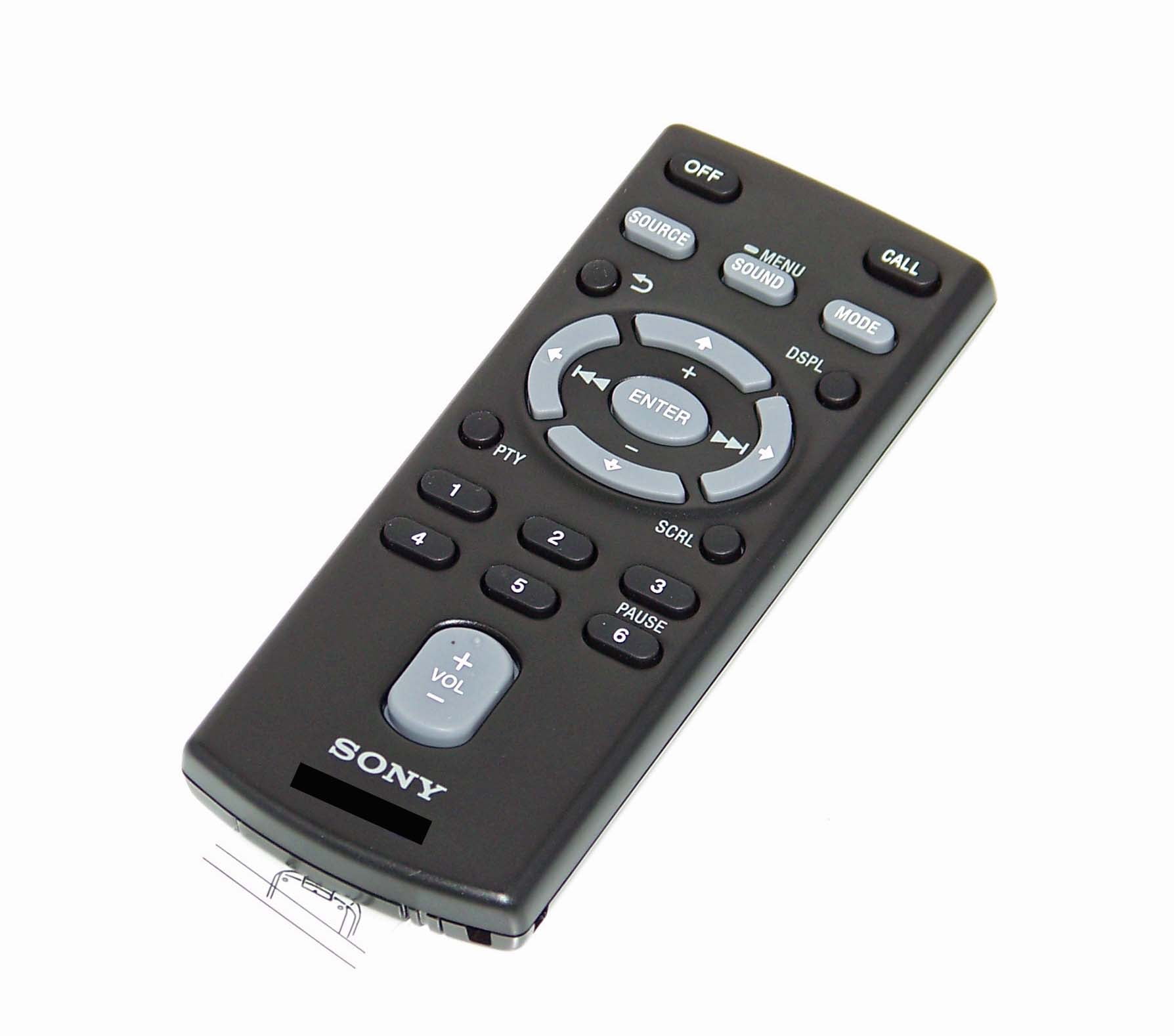 OEM NEW Sony Remote Originally Shipped With: MEX-BT3000P, MEXBT3000P ...