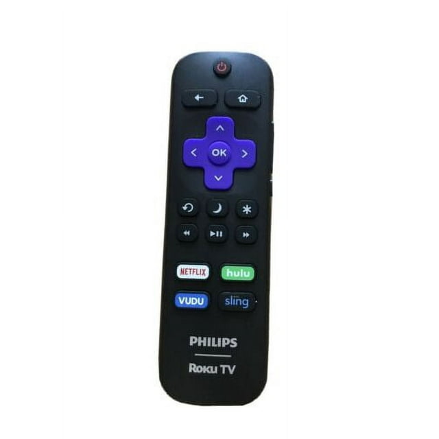 OEM Official Philips Roku TV Netflix Hulu Vudu Disney Remote Control ...