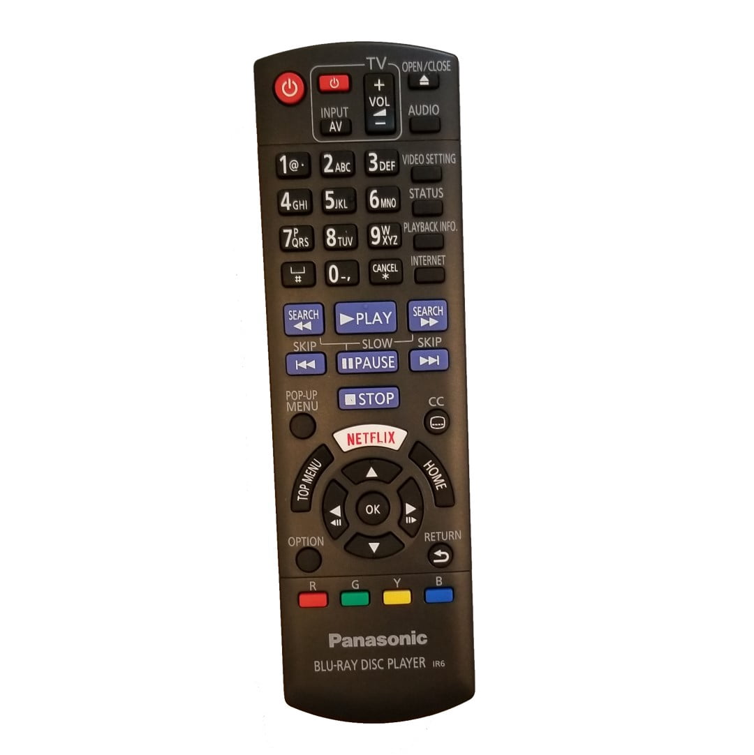 OEM Panasonic Remote Control N2QAYB001167 for Panasonic Blu-Ray players ...