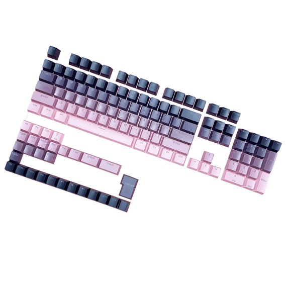 OEM Profile PBT Keycaps for Mechanical Keyboards, Double Shot Shine ...
