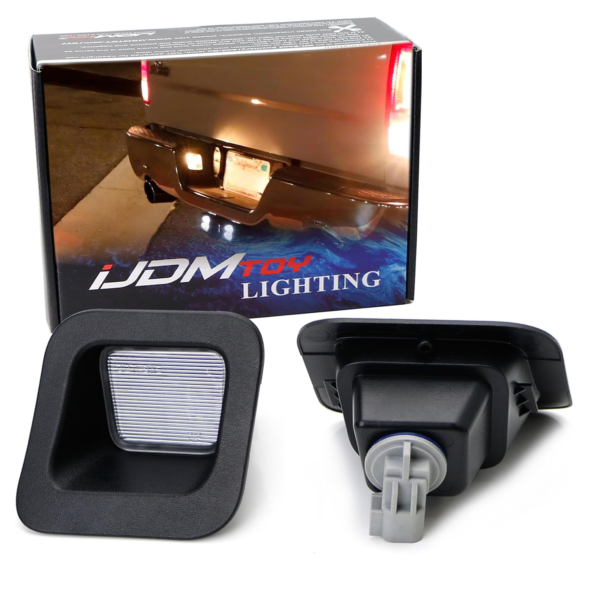 OEM-Replace Clear Lens License Plate Lamps Assy For 2003-2018 Dodge RAM ...