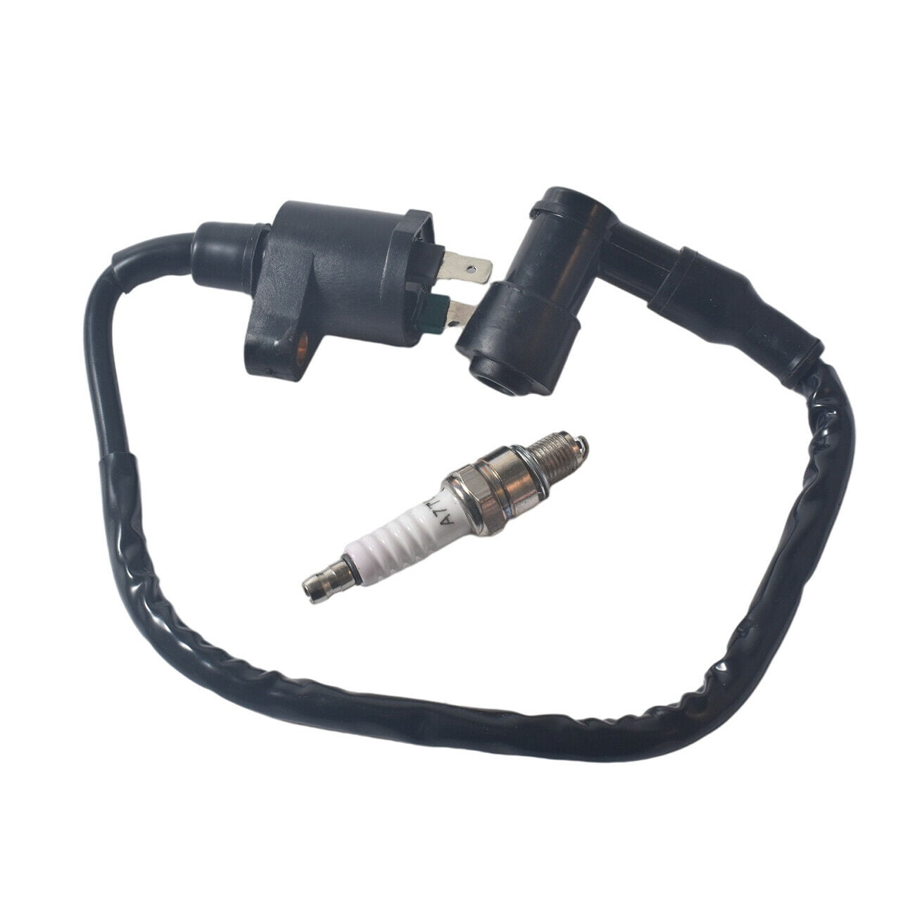 OEM Replace Ignition Coil Spark Plug For GY6 50-150cc Scooter Moped ATV ...