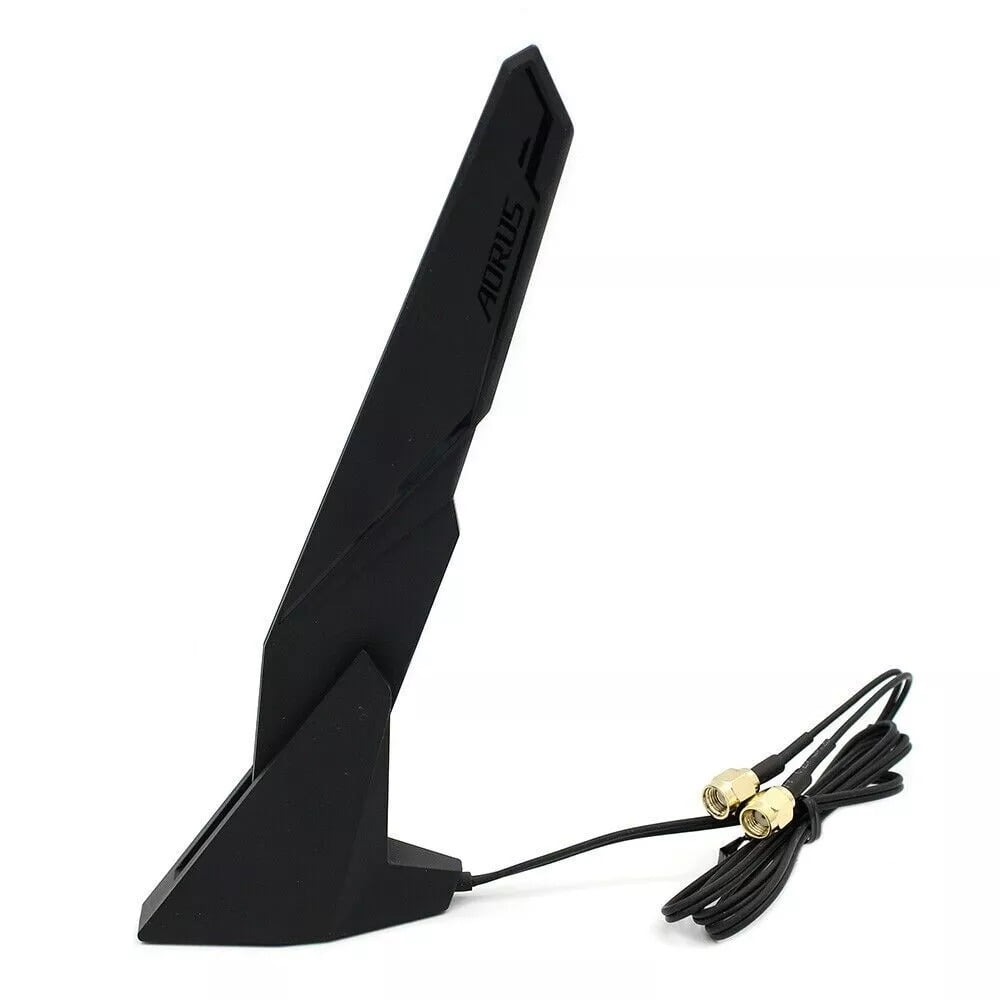 OEM Replacement 12CR5-1ANTA2-21R 8dbi 2T2R Wi-Fi Antenna for GIGABYTE Motherboards, Dual Male RP ...