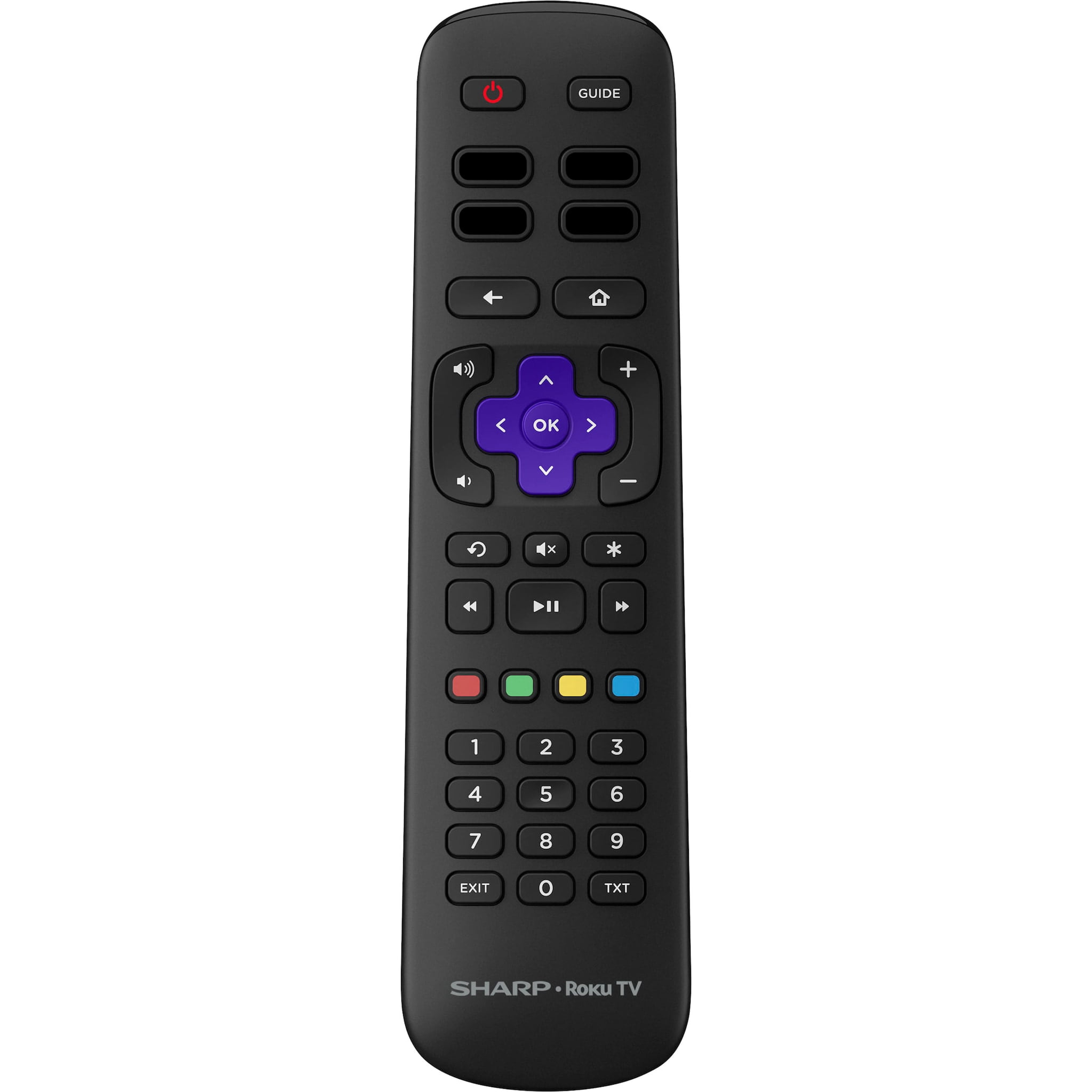 OEM Replacement Remote Control Compatible with All Sharp Roku Smart TVs ...