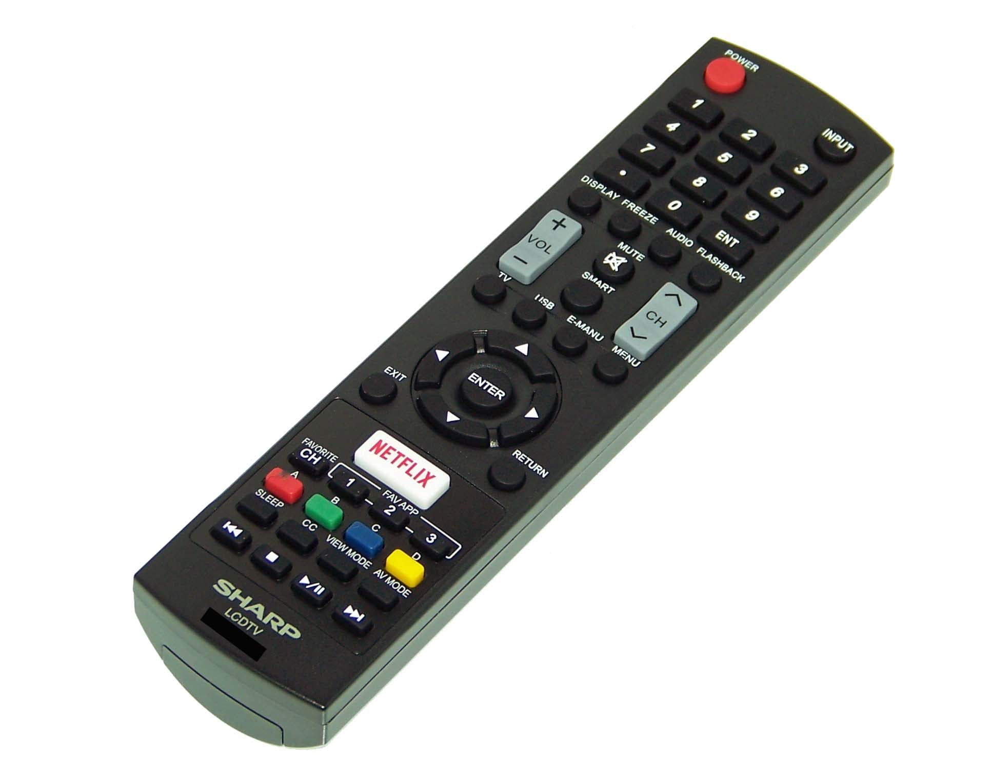 OEM Sharp Remote Control Originally Shipped With: LC32LE653, LC-32LE653 ...