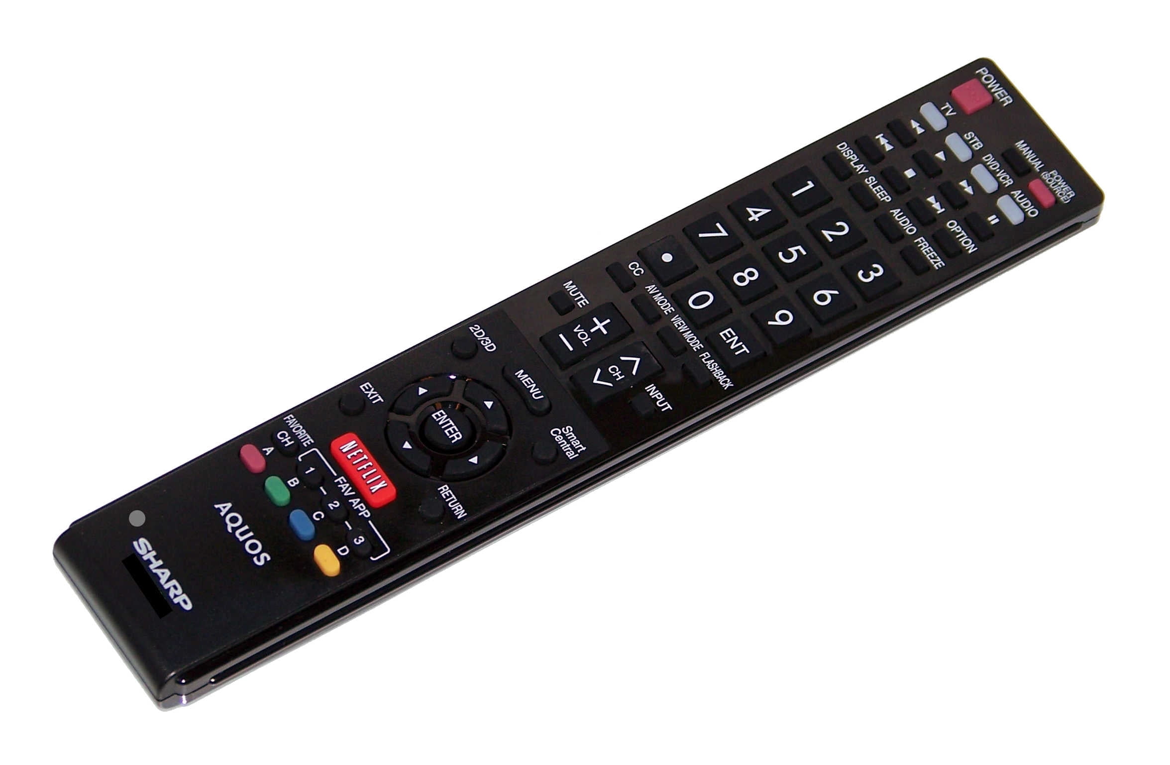 OEM Sharp Remote Control Originally Shipped With LC70UD27U & LC-70UD27U ...