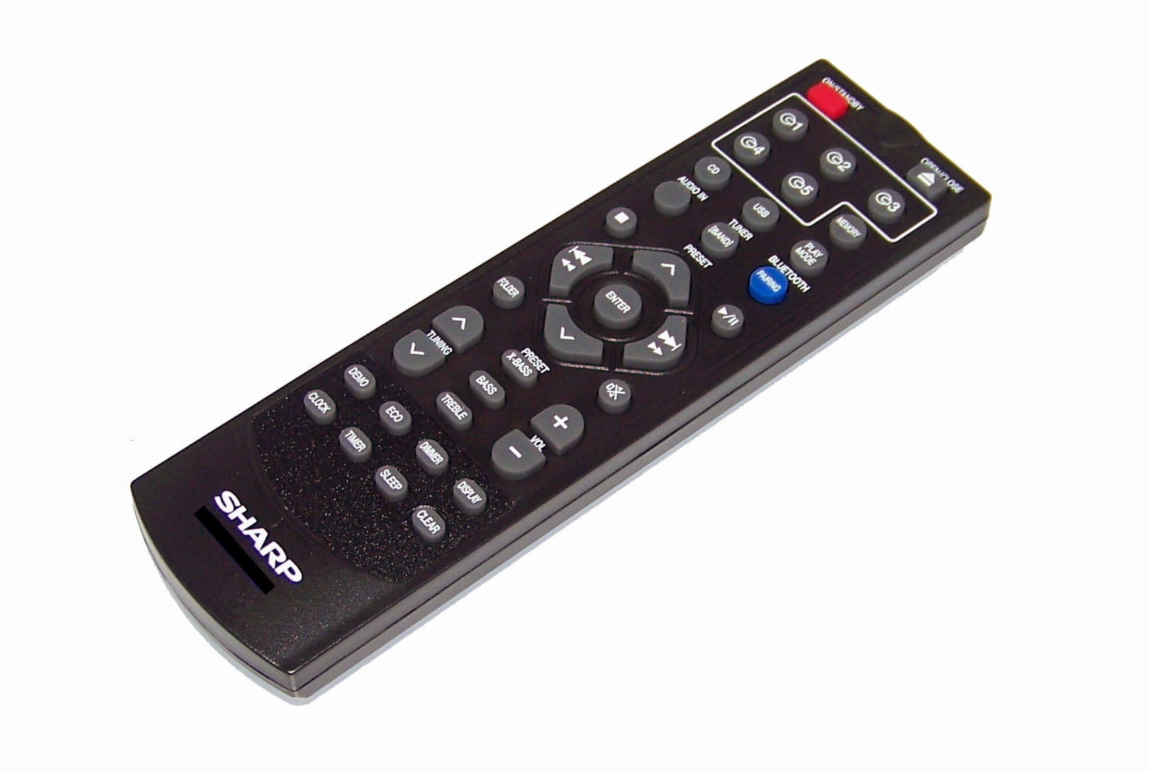 Original Sharp Remote Control NEW XLBH250, XL-BH250 - True Sharp Part ...