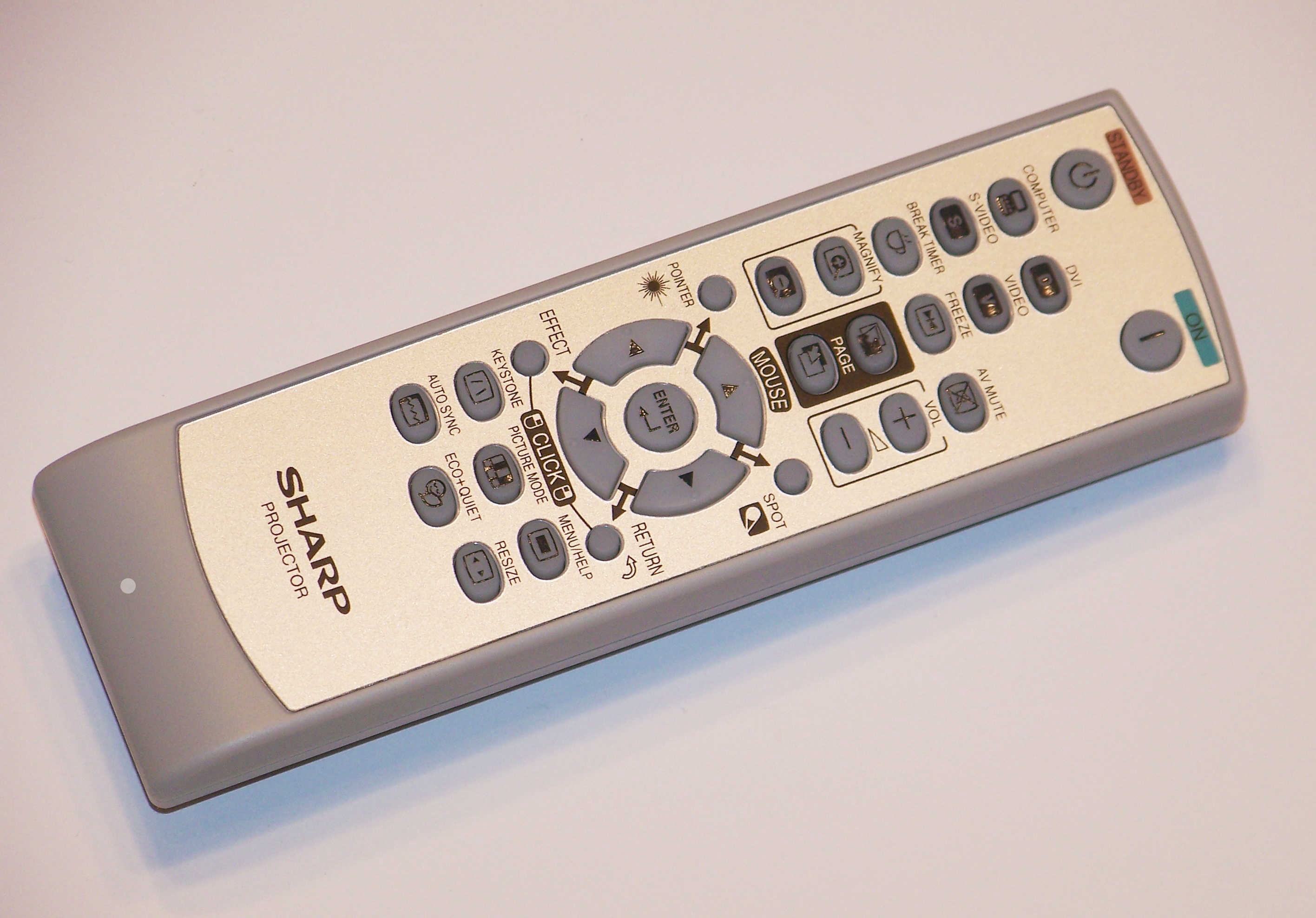 OEM Sharp Remote Control: PGD4010X, PG-D4010X, PGD45X3D, PG-D45X3D, PGF212X, PG-F212X - Walmart ...